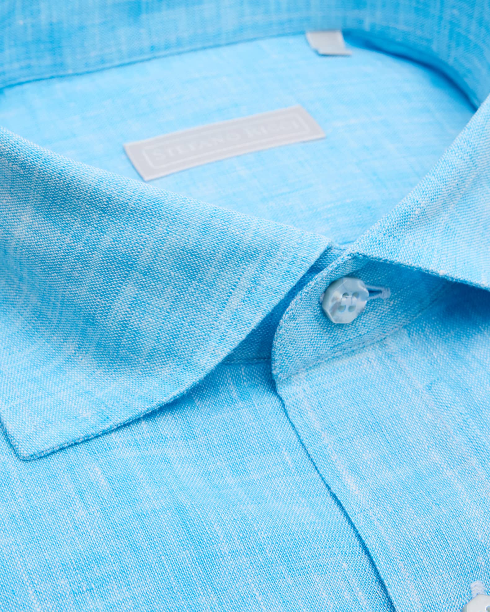 Stefano Ricci Men's Solid Linen Classic-Fit Dress Shirt | Neiman Marcus