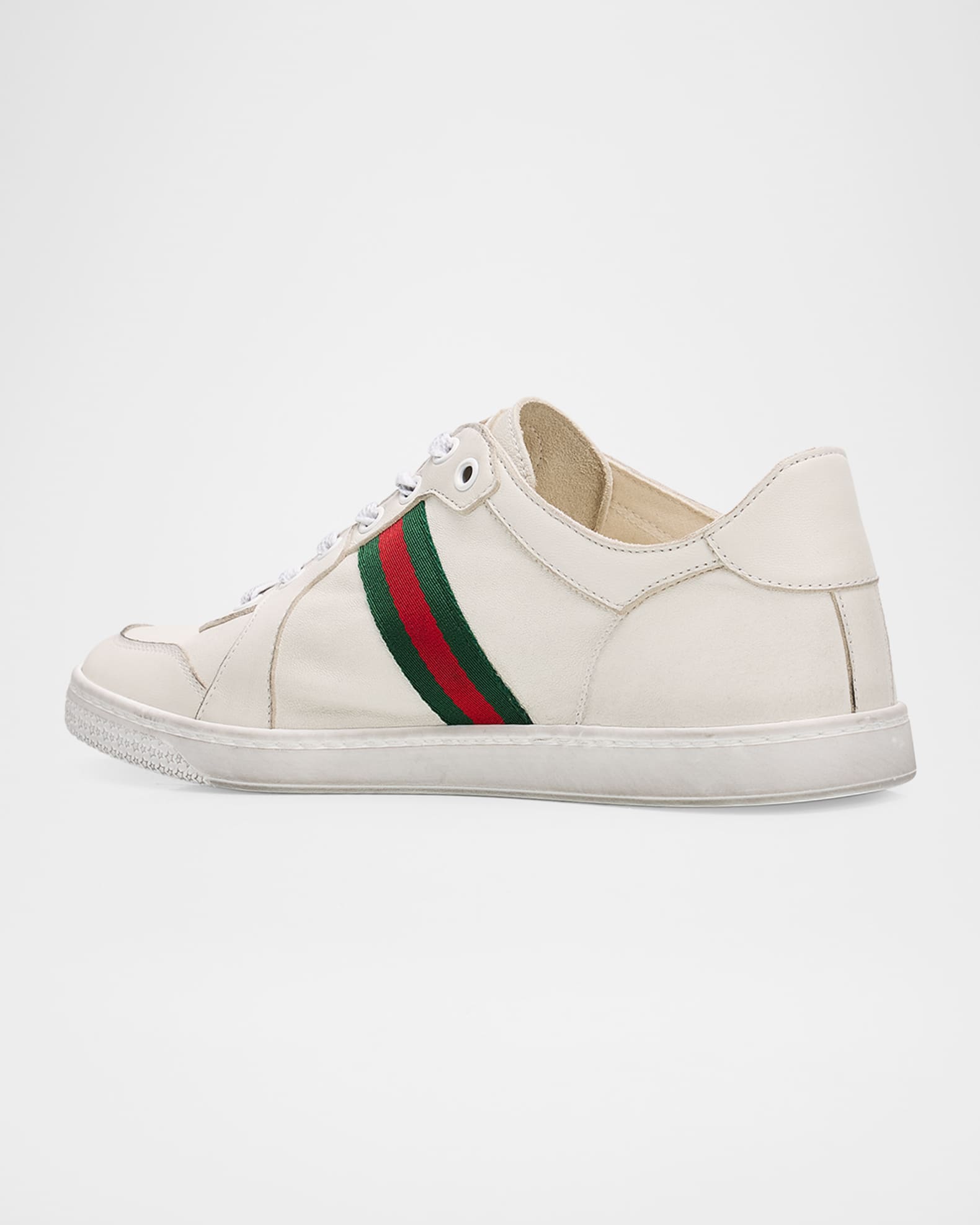 Gucci Coda Leather Low-Top Sneakers | Neiman Marcus