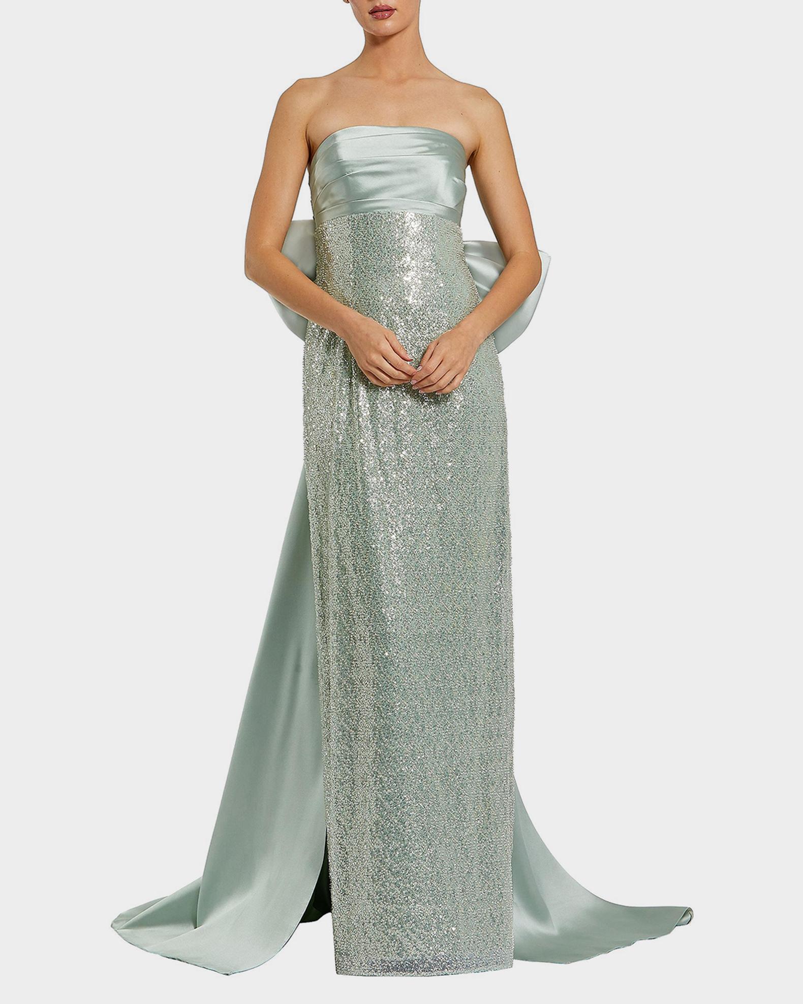 Mac Duggal Sequin Column Gown