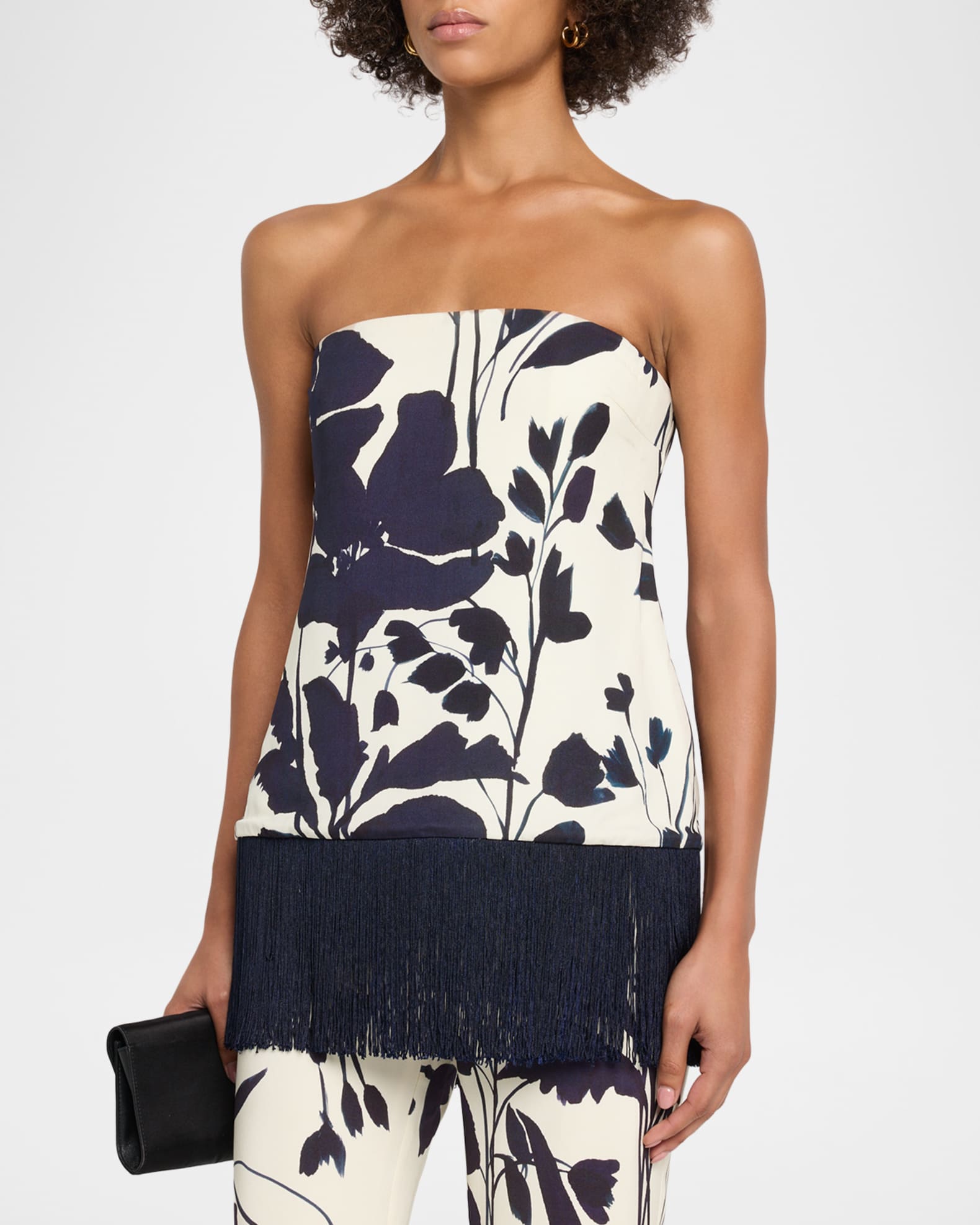 Cara Cara Benita Strapless Fringe Top | Neiman Marcus