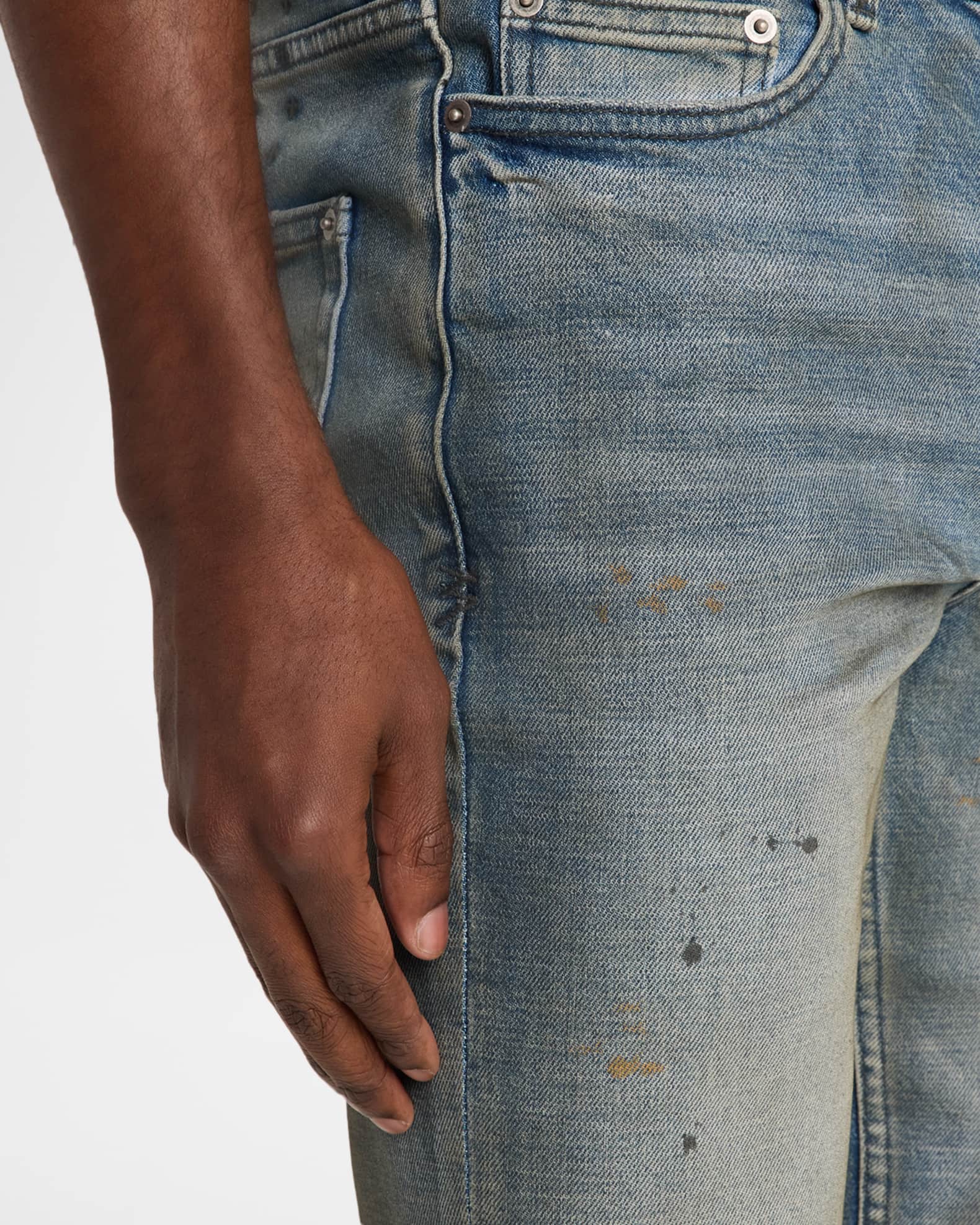 Ksubi Men's Chitch Paint Splatter Skinny Jeans | Neiman Marcus