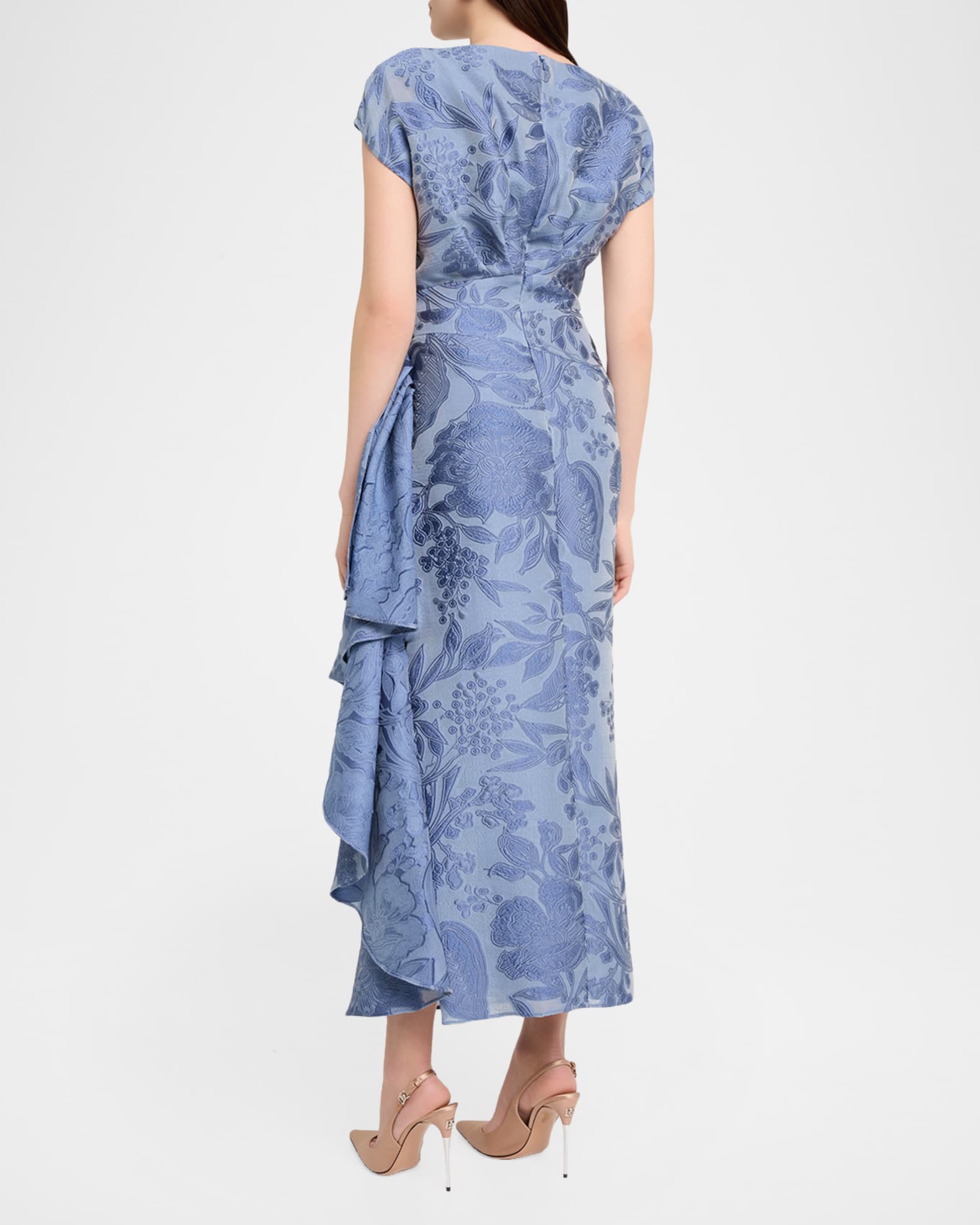 Lela Rose Floral Fil Coupe Florence Dress | Neiman Marcus