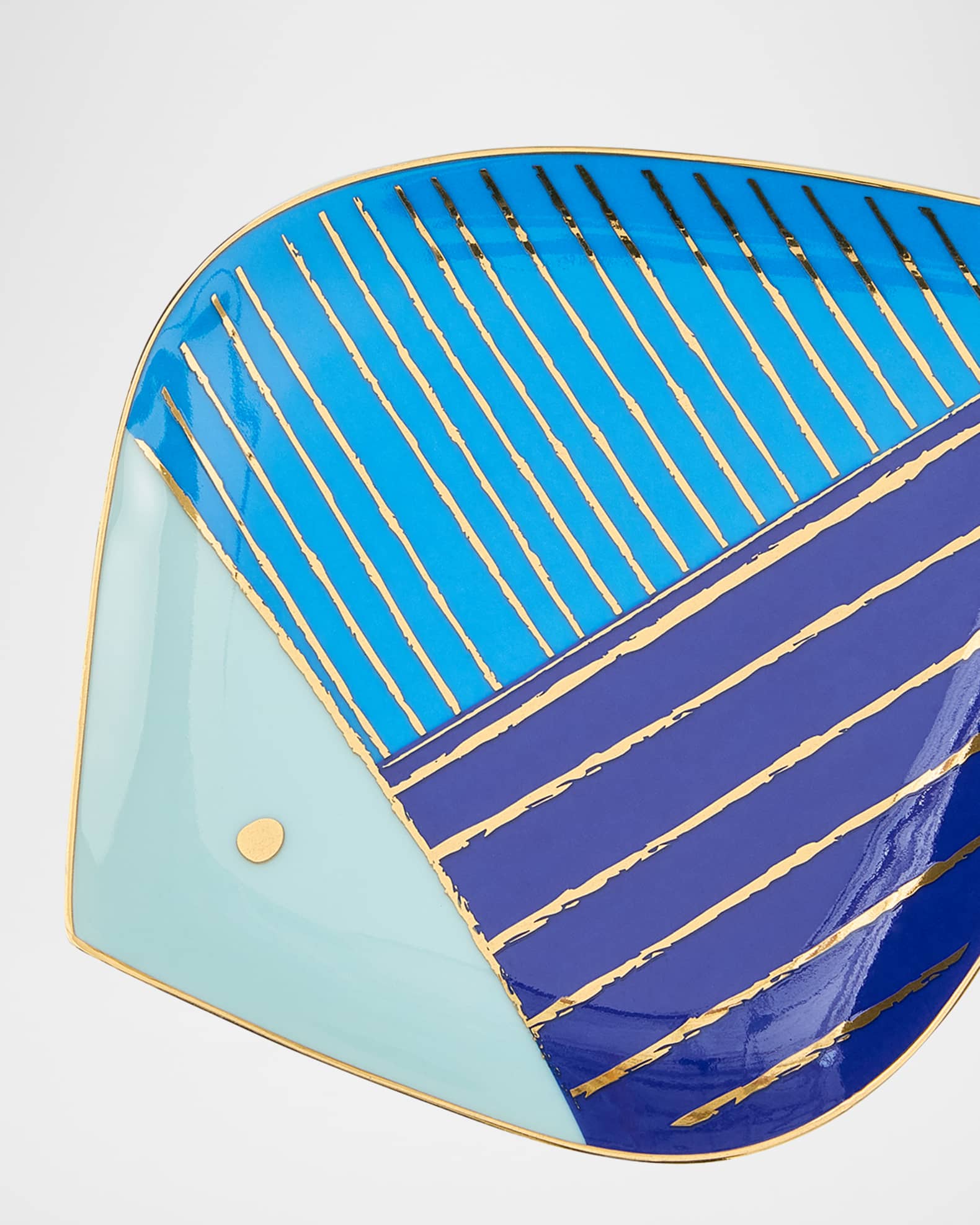 Jonathan Adler School of Fish Round Tray | Neiman Marcus