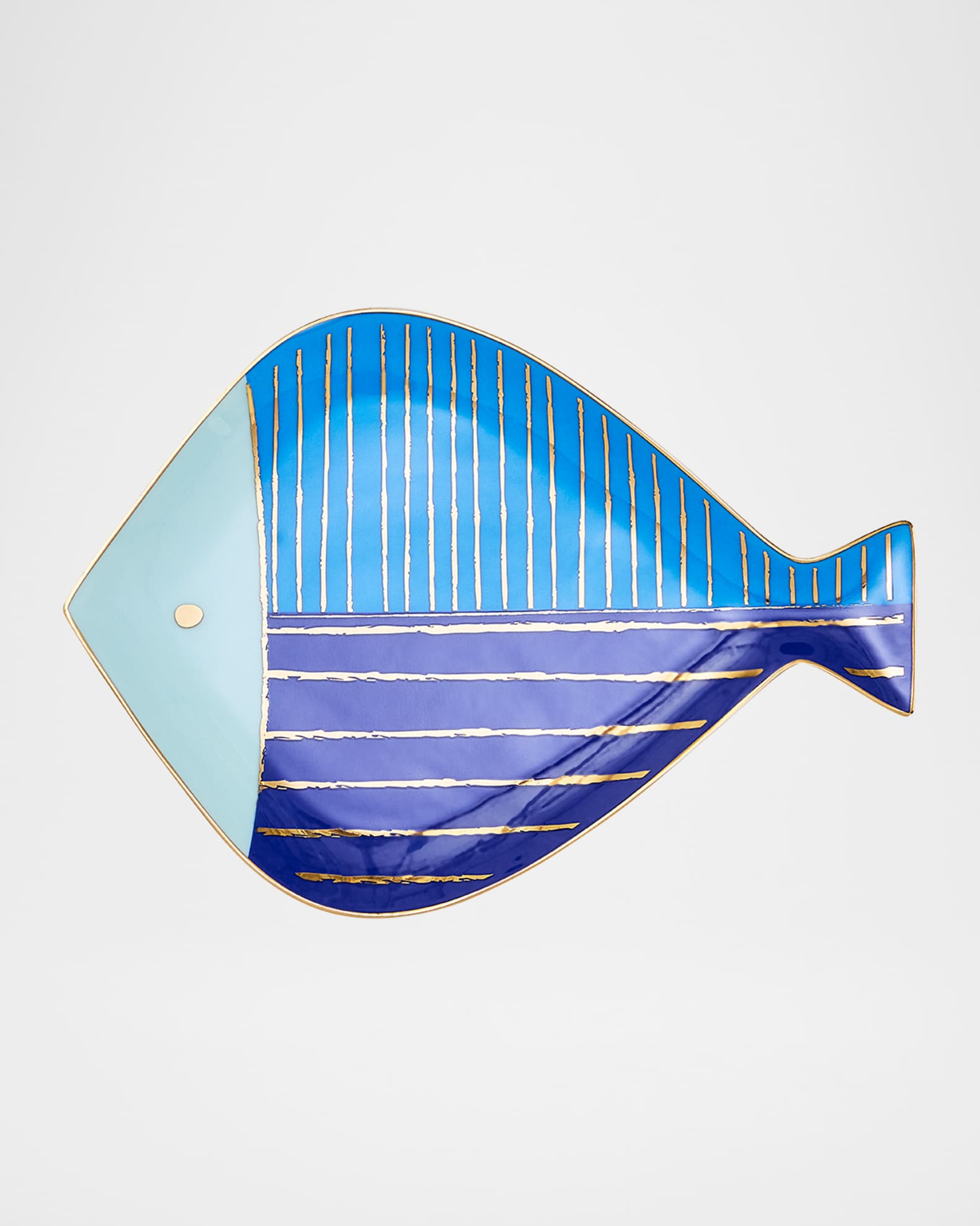 Jonathan Adler School of Fish Round Tray | Neiman Marcus