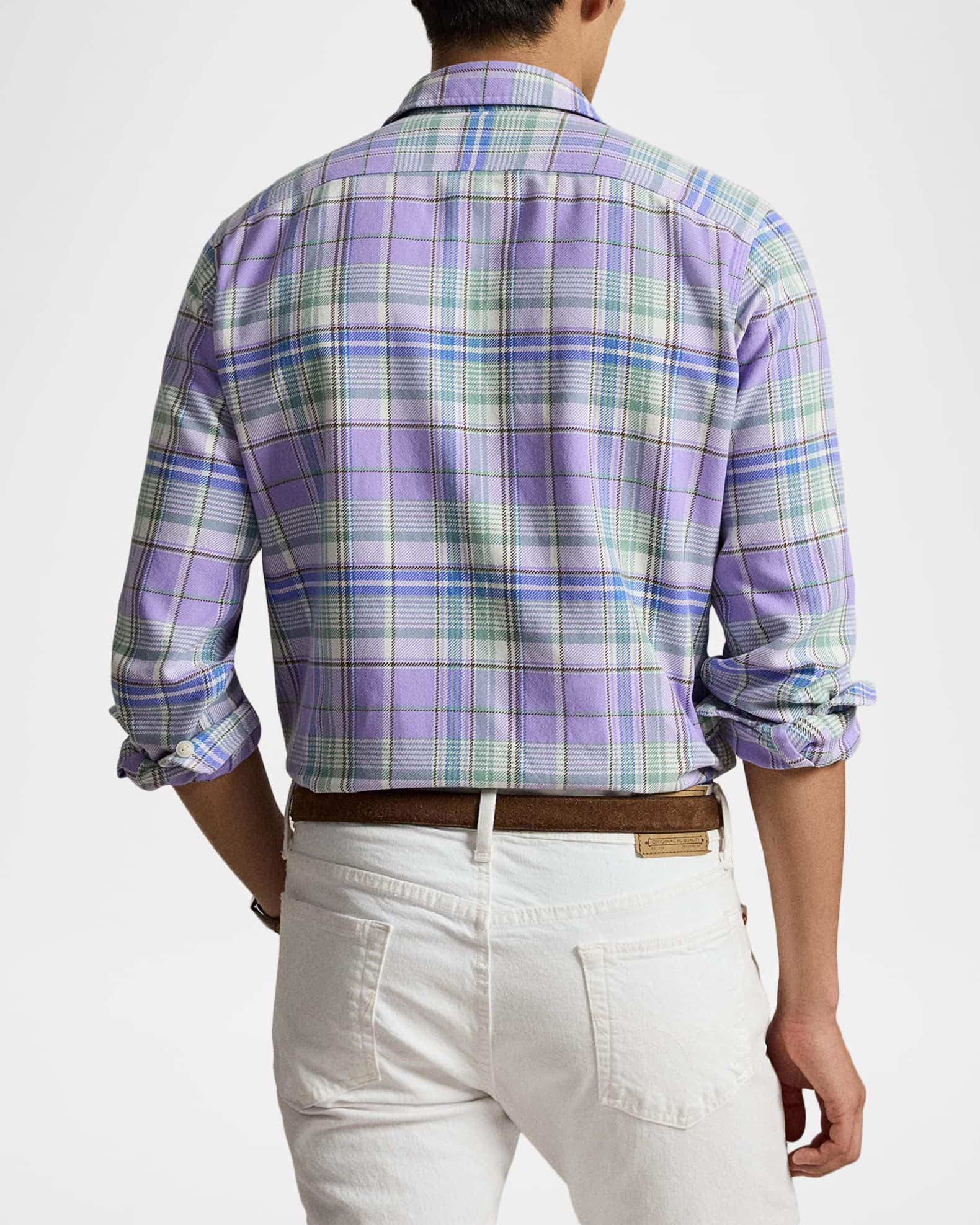 Polo Ralph Lauren Men's Classic Fit Plaid Flannel Button-Down Shirt ...
