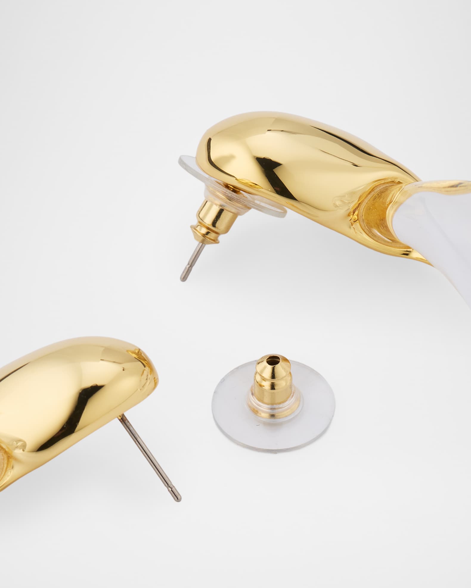 Alexis Bittar Liquid Lucite Modernist Earrings | Neiman Marcus
