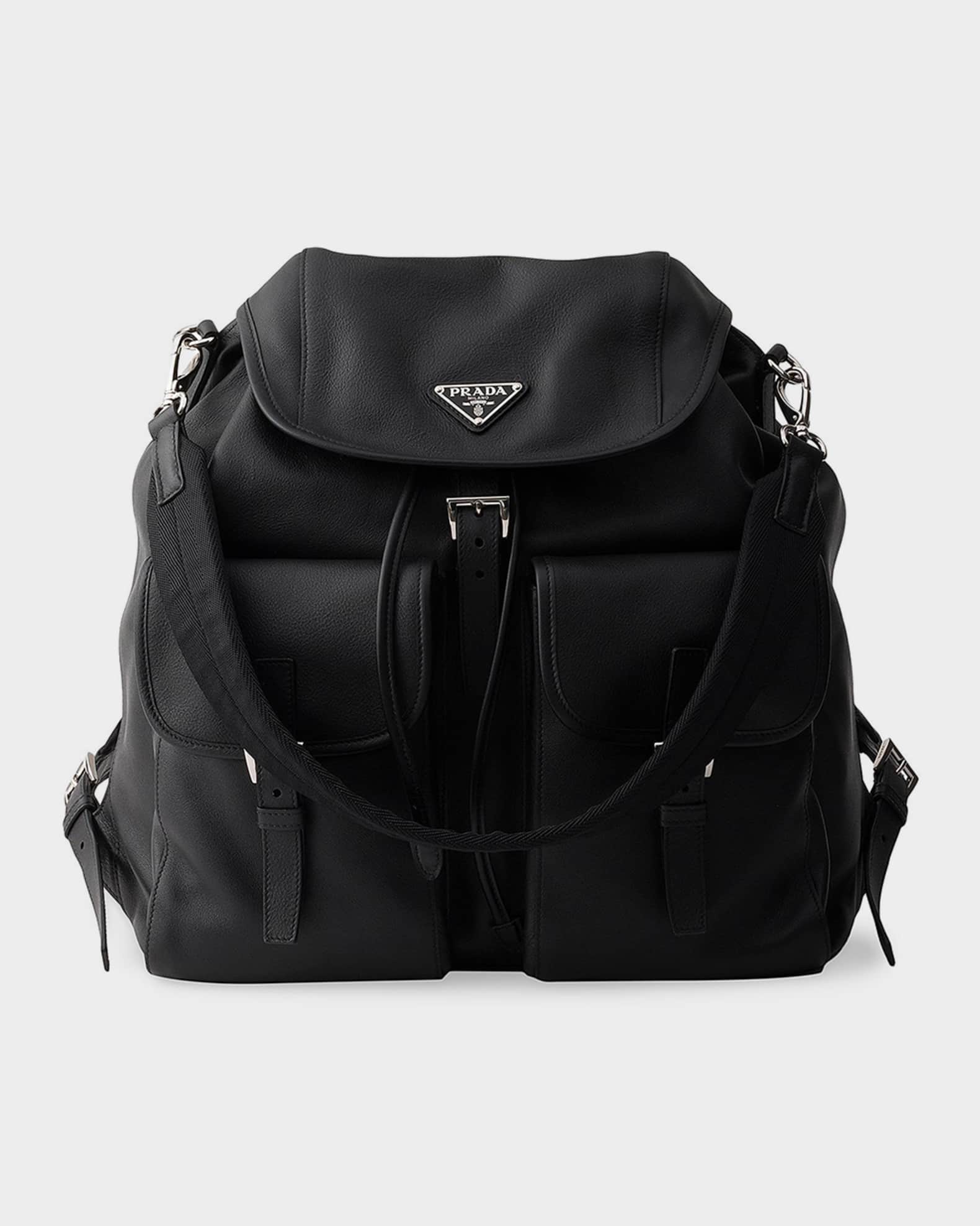 Prada Leather Backpack | Neiman Marcus