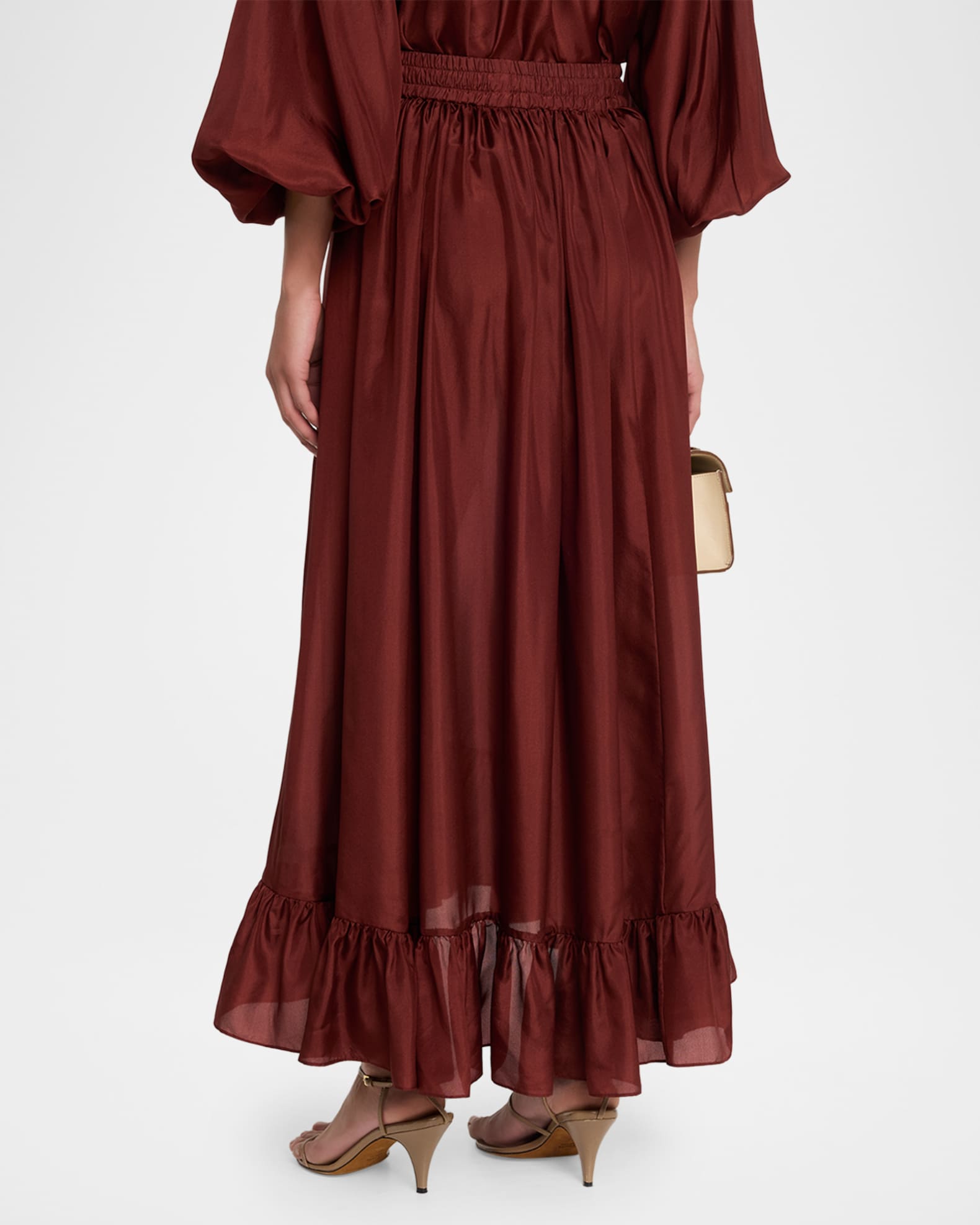 Zimmermann Aster Silk Maxi Skirt | Neiman Marcus