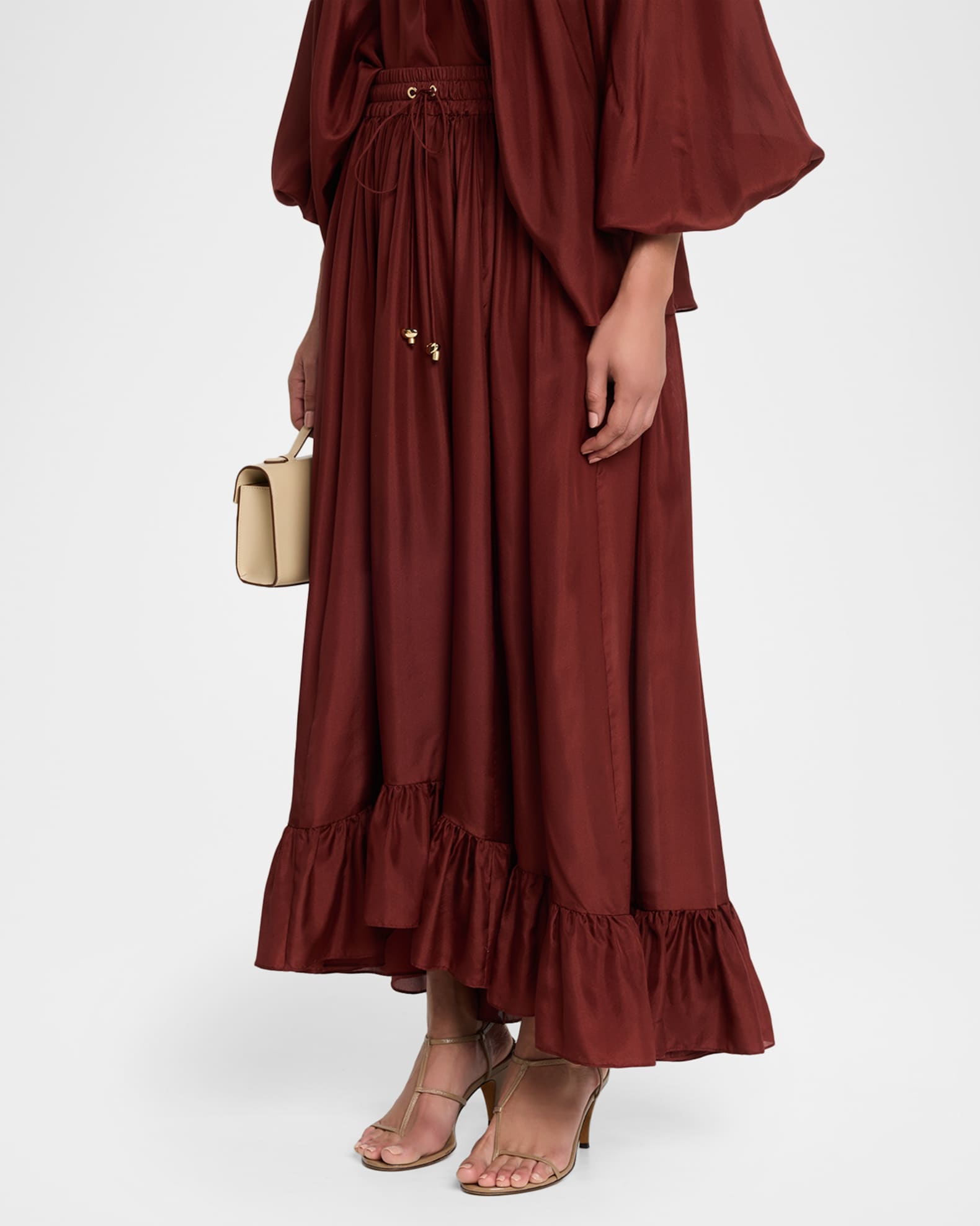Zimmermann Aster Silk Maxi Skirt | Neiman Marcus
