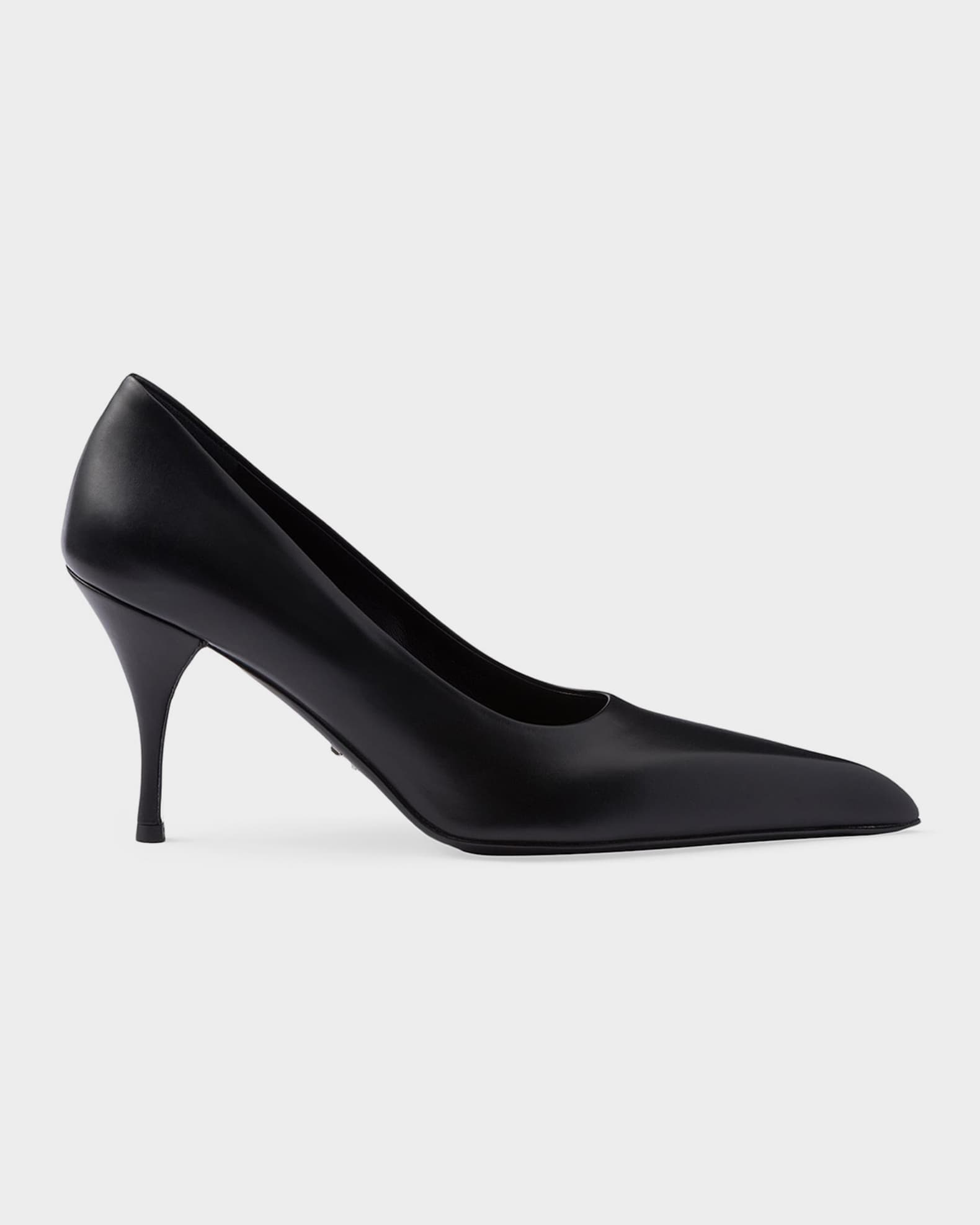 Prada 85mm Leather Pumps | Neiman Marcus