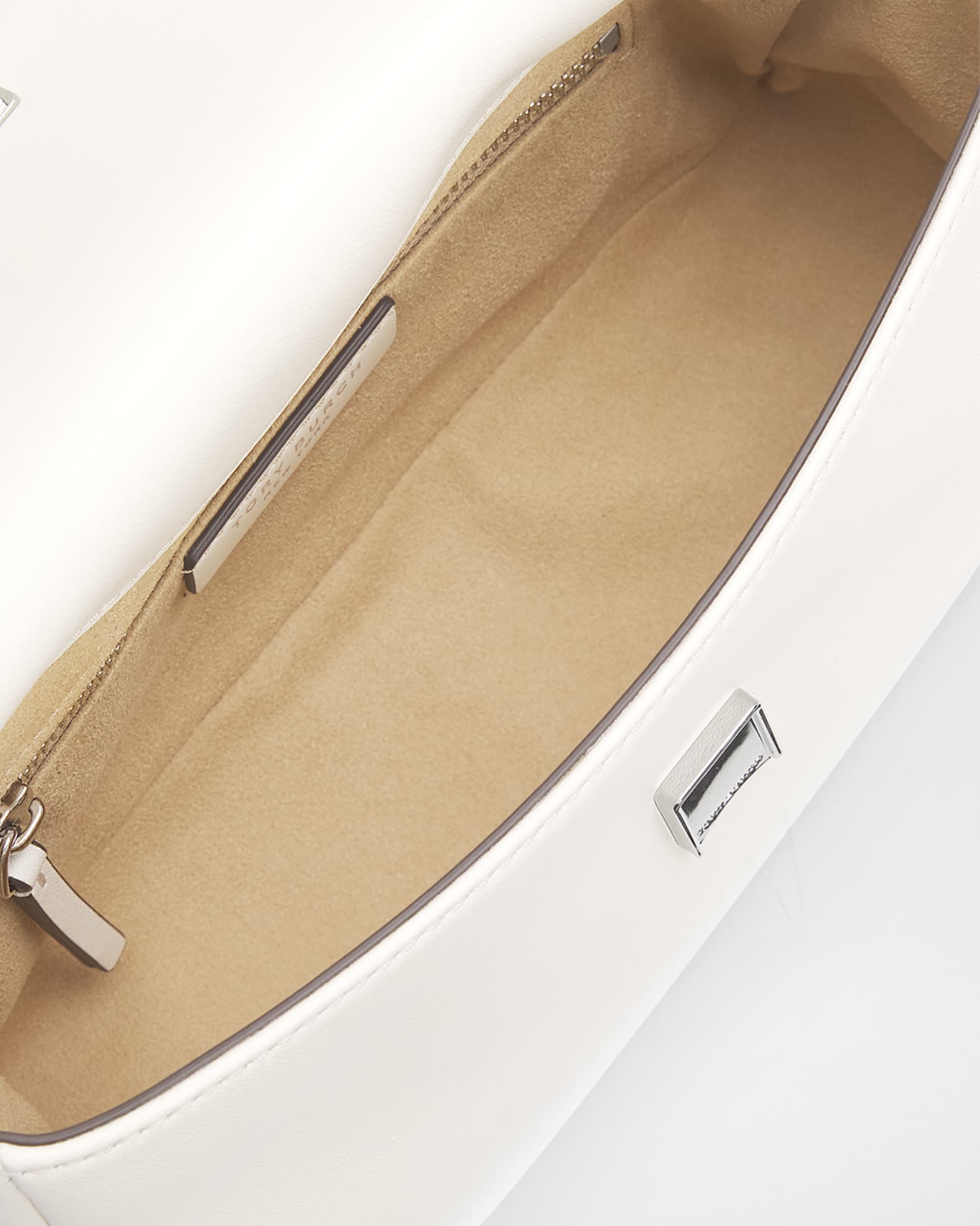 Tory Burch Charlie Small Leather Shoulder Bag | Neiman Marcus