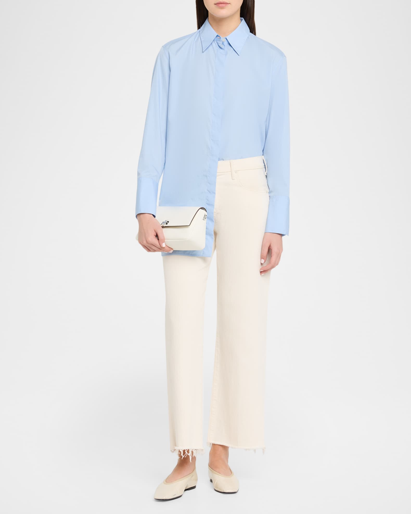 Tory Burch Charlie Small Leather Shoulder Bag | Neiman Marcus