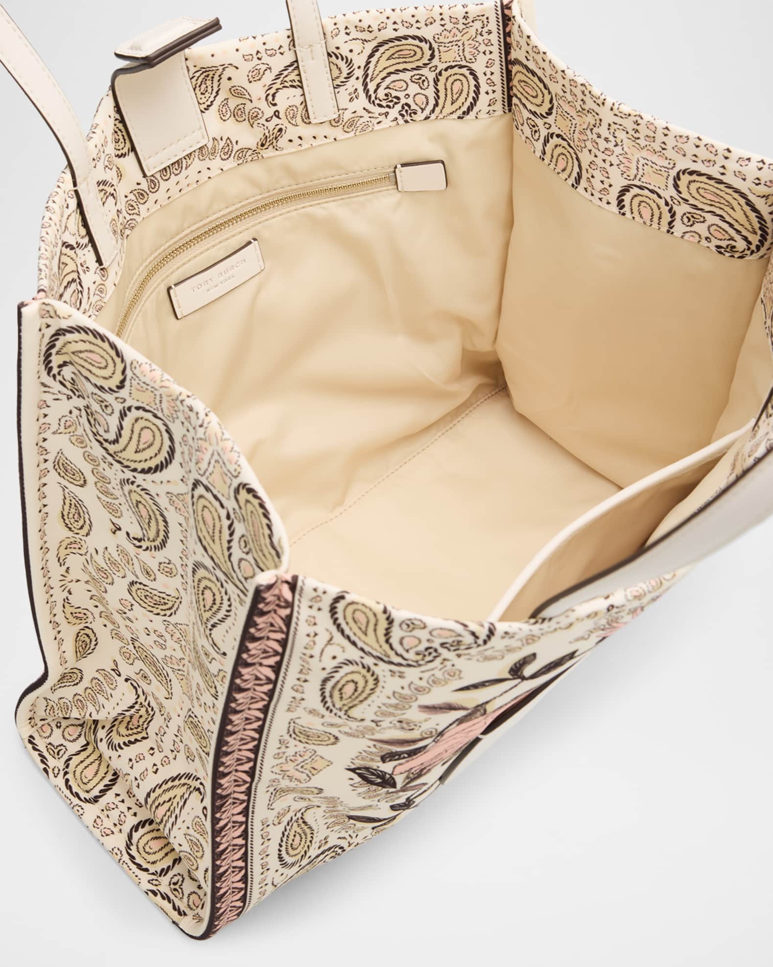 Tory Burch Ella Small Printed Tote Bag | Neiman Marcus