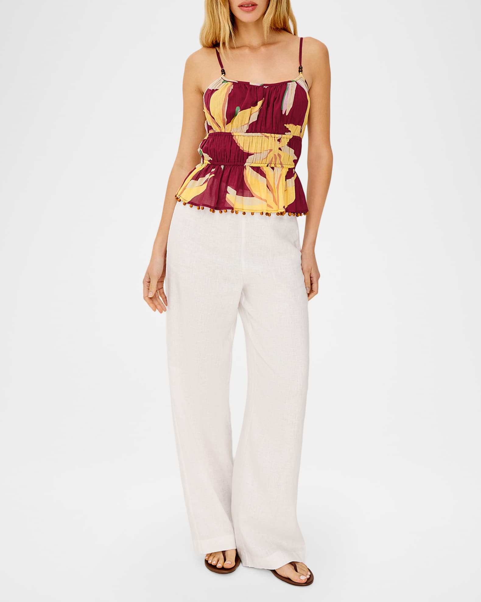 Rails Theda Floral Cotton Top | Neiman Marcus