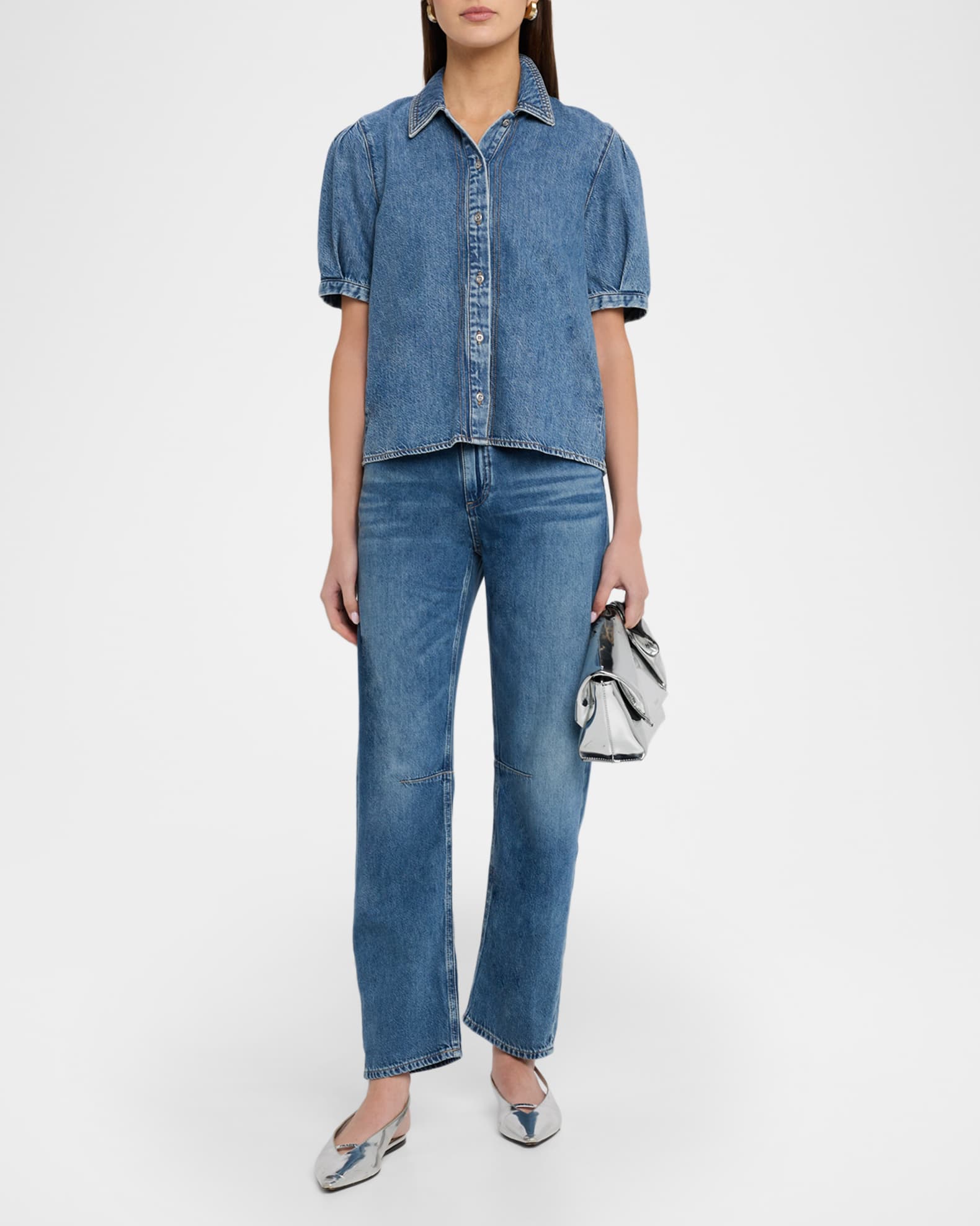 Rag & Bone Featherweight Stevie Slim Tapered Jeans | Neiman Marcus