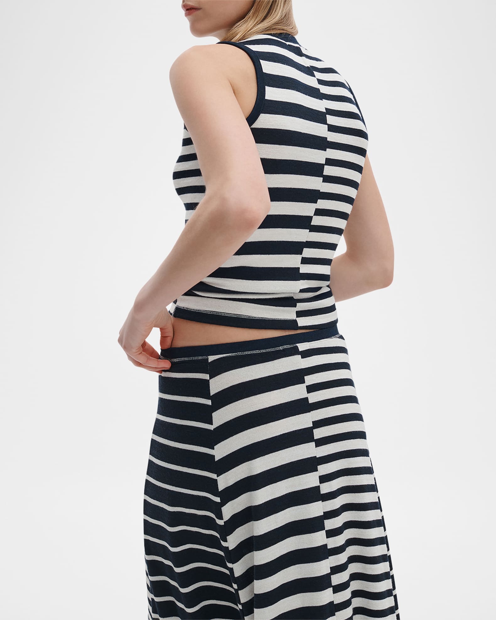 Rag & Bone The Knit Mix Striped Tank Top | Neiman Marcus
