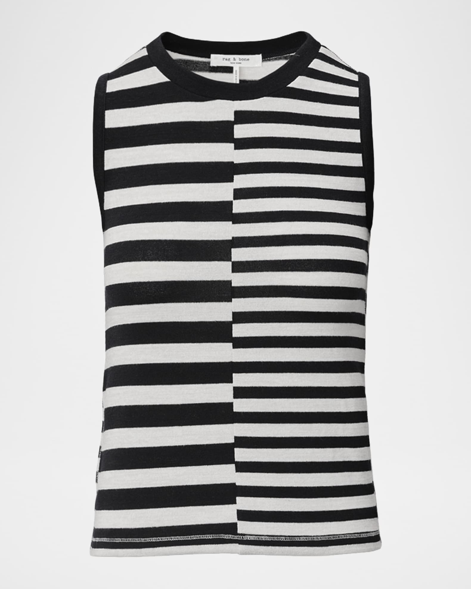 Rag & Bone The Knit Mix Striped Tank Top | Neiman Marcus