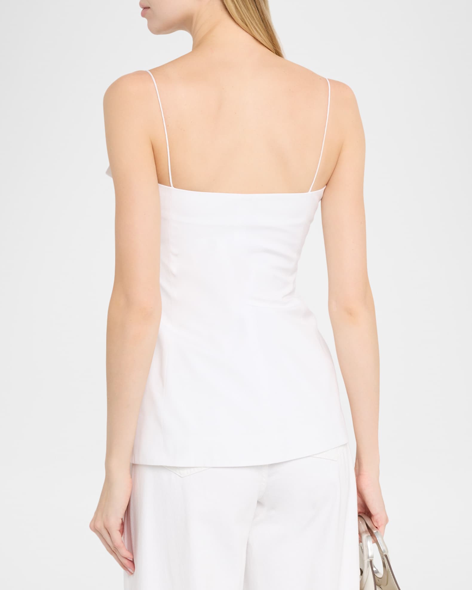 FForme Eilwen Tailored Cotton Sleeveless Top | Neiman Marcus