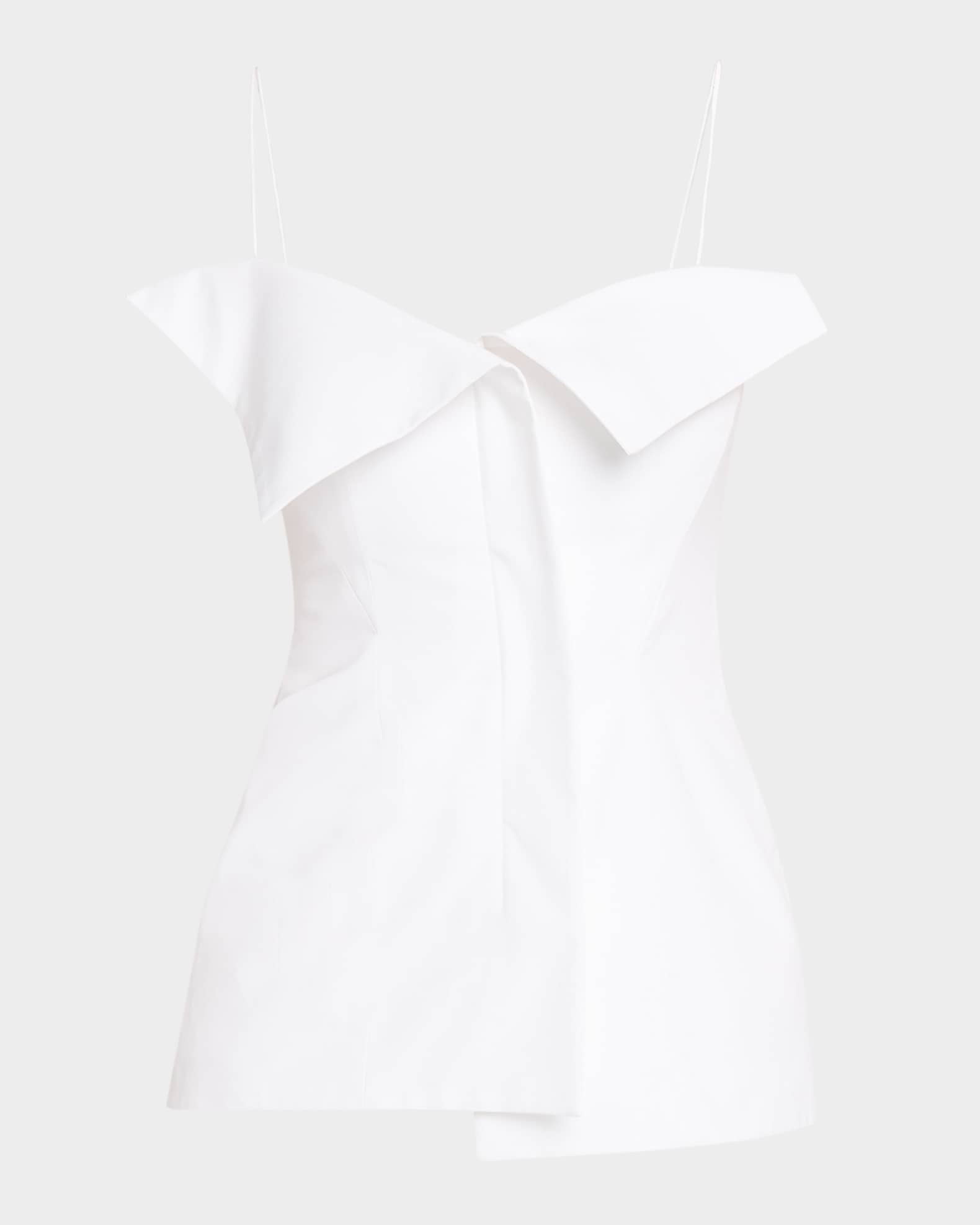 FForme Eilwen Tailored Cotton Sleeveless Top | Neiman Marcus