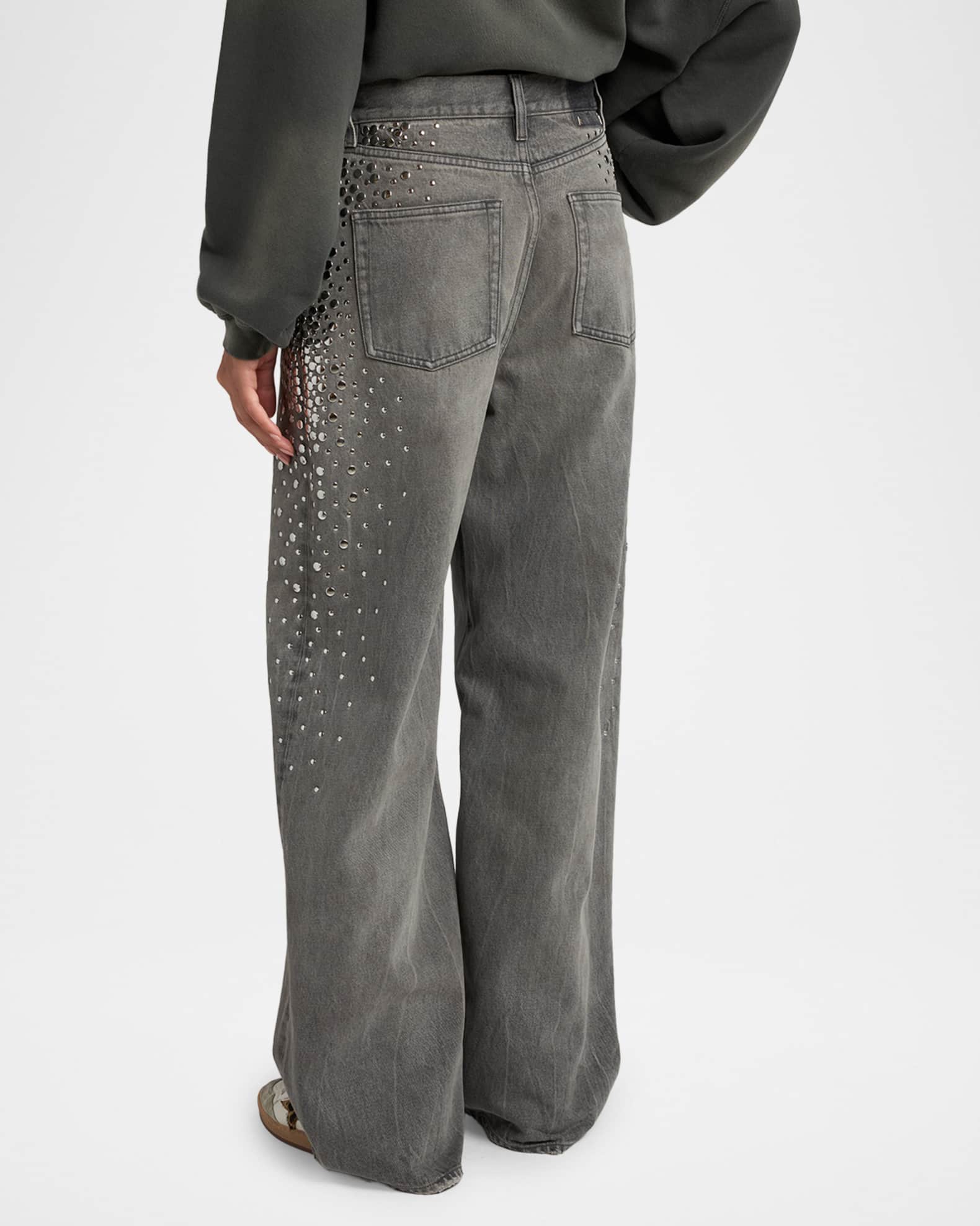 Golden Goose Journey Studded Boyfriend Jeans | Neiman Marcus