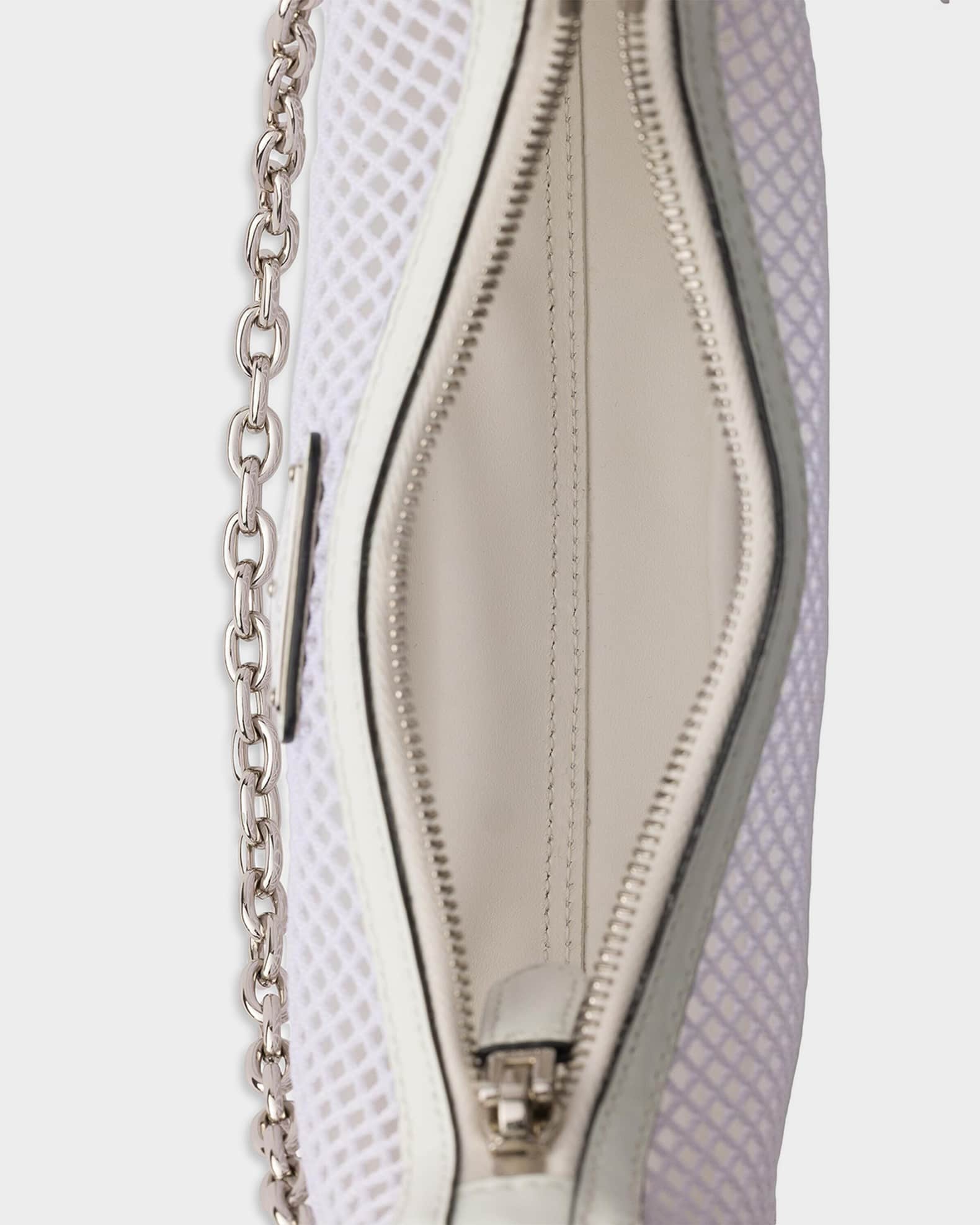 Prada Re-Edition 2005 Mesh and Brushed Leather Shoulder Bag | Neiman Marcus