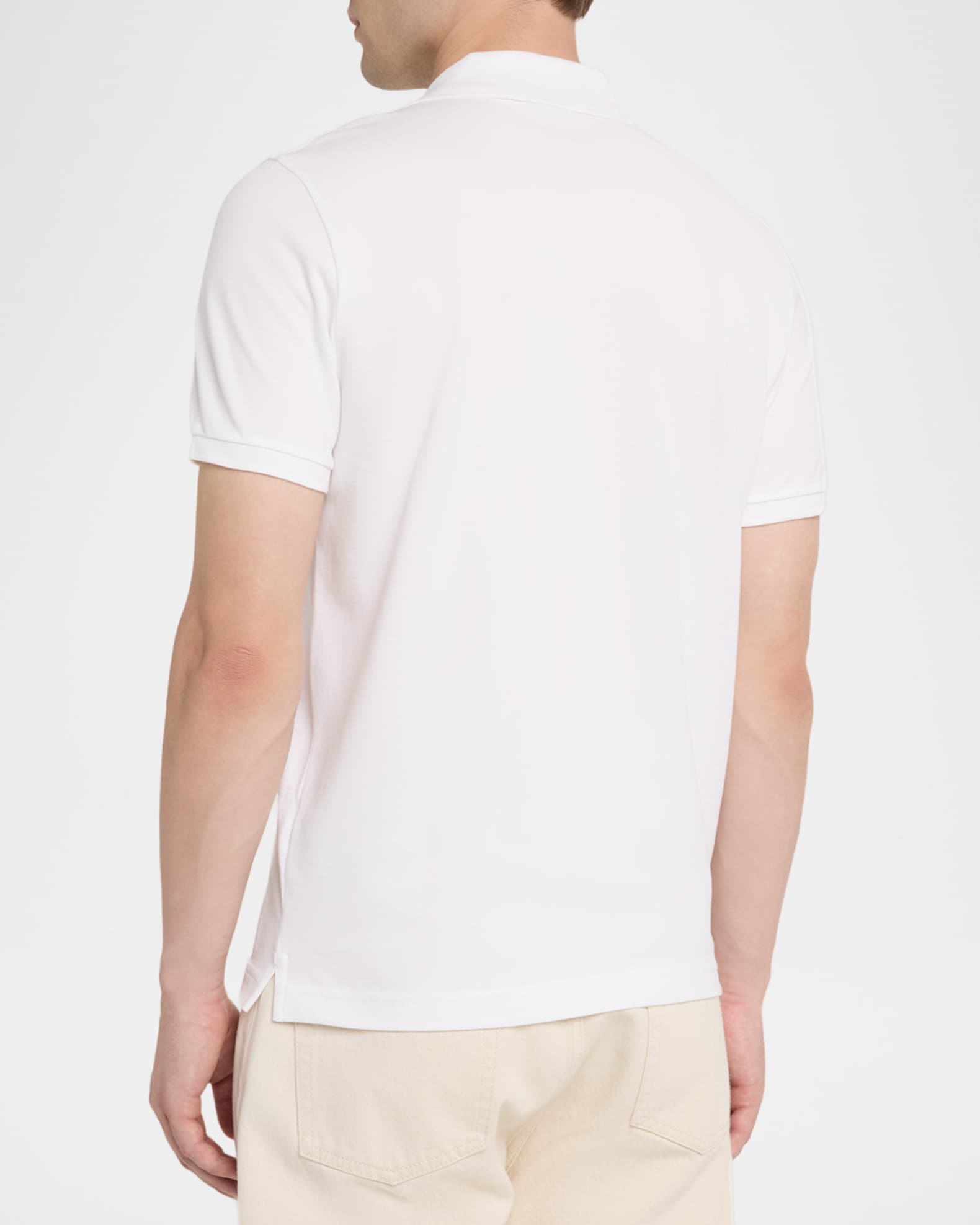 Moose Knuckles Men's Everett Cotton Pique Polo Shirt | Neiman Marcus