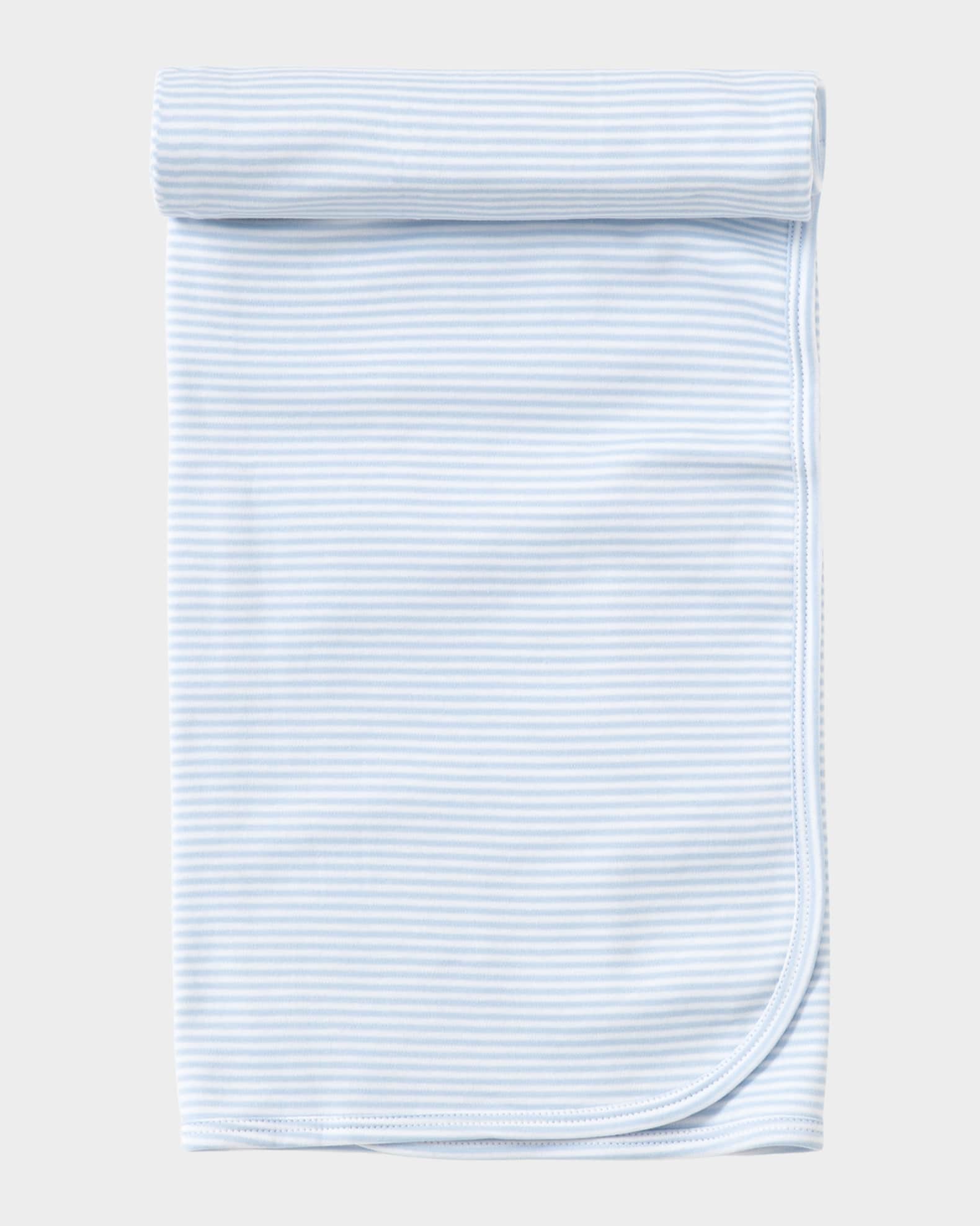 Kissy Kissy Kid's Simple Stripes Blanket | Neiman Marcus