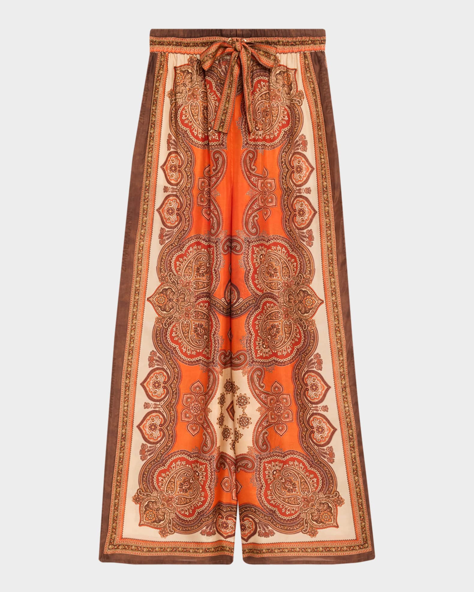 Zimmermann Mahon Relaxed Silk Pants | Neiman Marcus