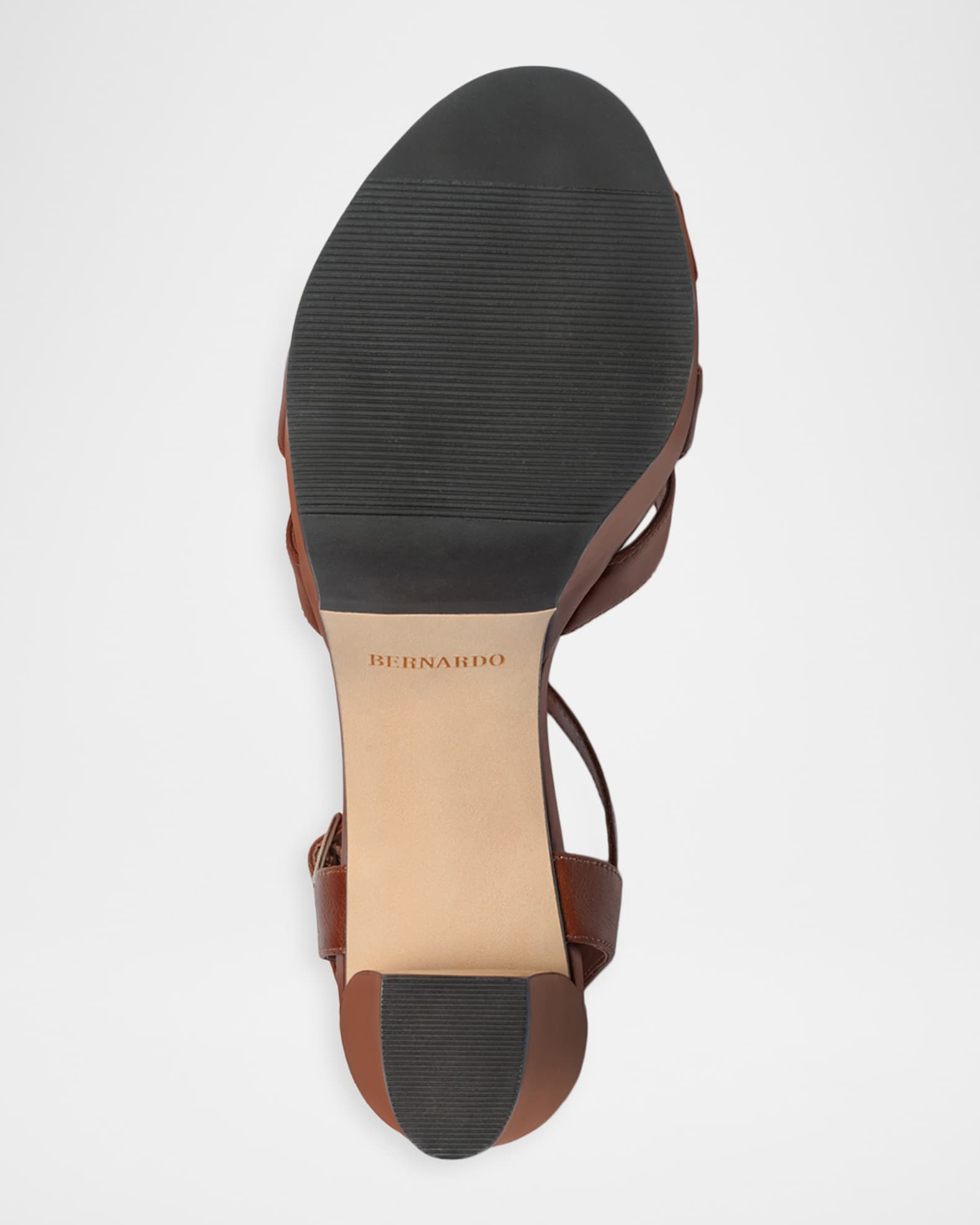 Bernardo 95mm Vittoria Leather Platform Sandals | Neiman Marcus