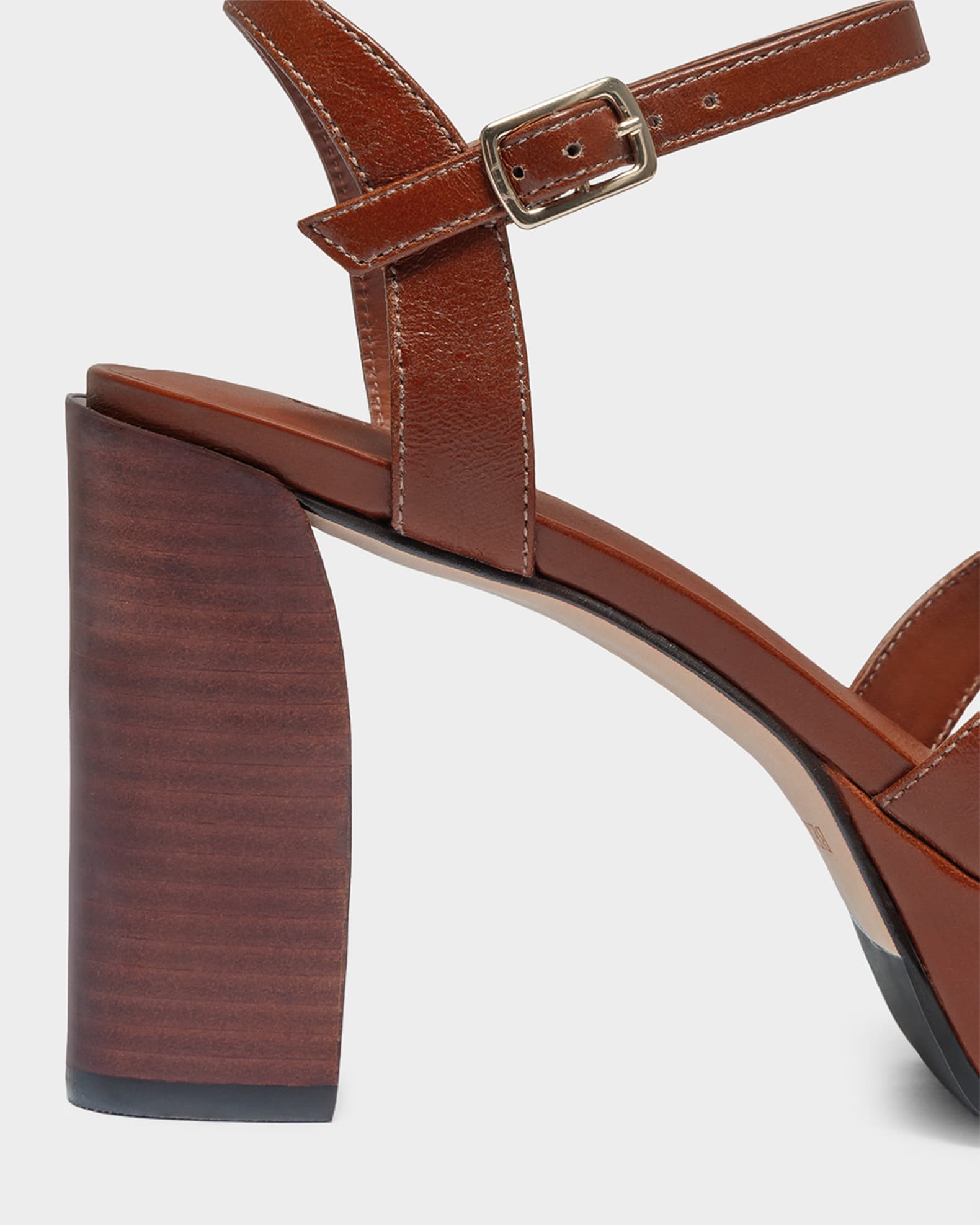 Bernardo 95mm Vittoria Leather Platform Sandals | Neiman Marcus