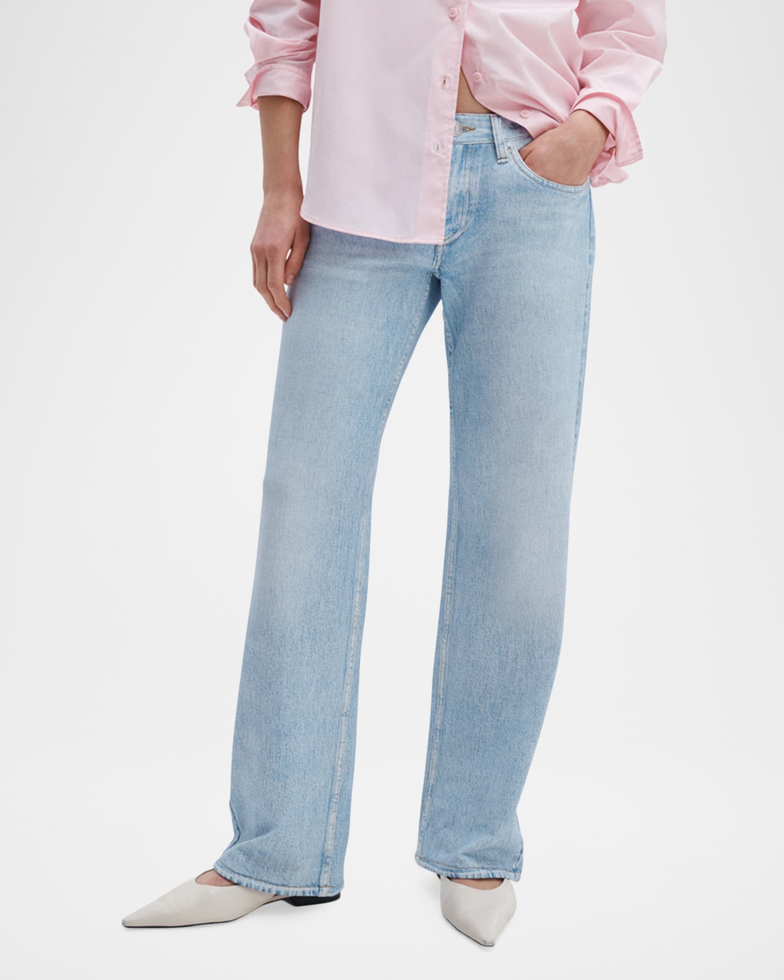 Rag & Bone rb Miramar Cam Low-Rise Relaxed Straight Jeans | Neiman Marcus