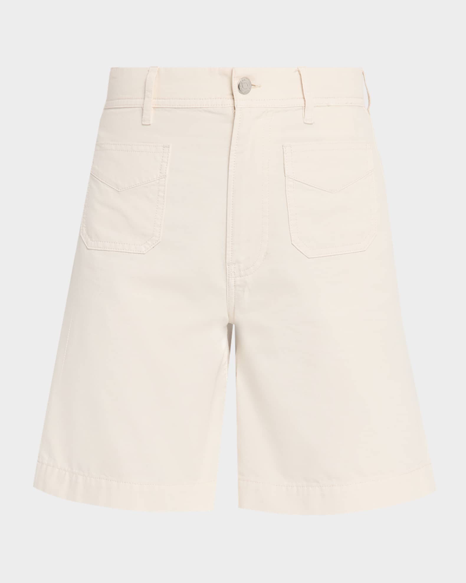 Veronica Beard Carter Front-Pocket Bermuda Shorts | Neiman Marcus
