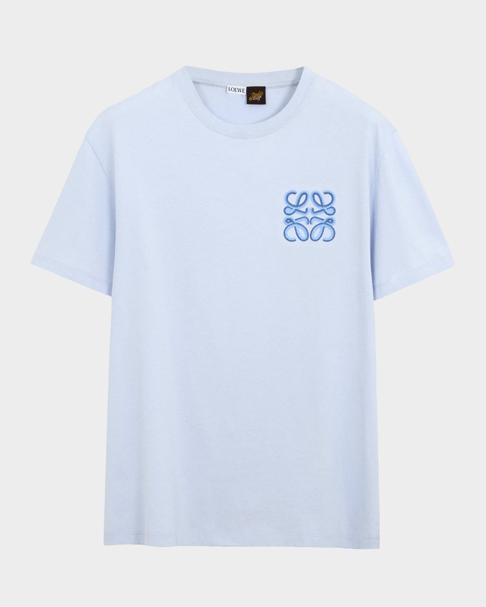 Loewe x Paula's Ibiza Men's Embroidered Logo T-Shirt | Neiman Marcus