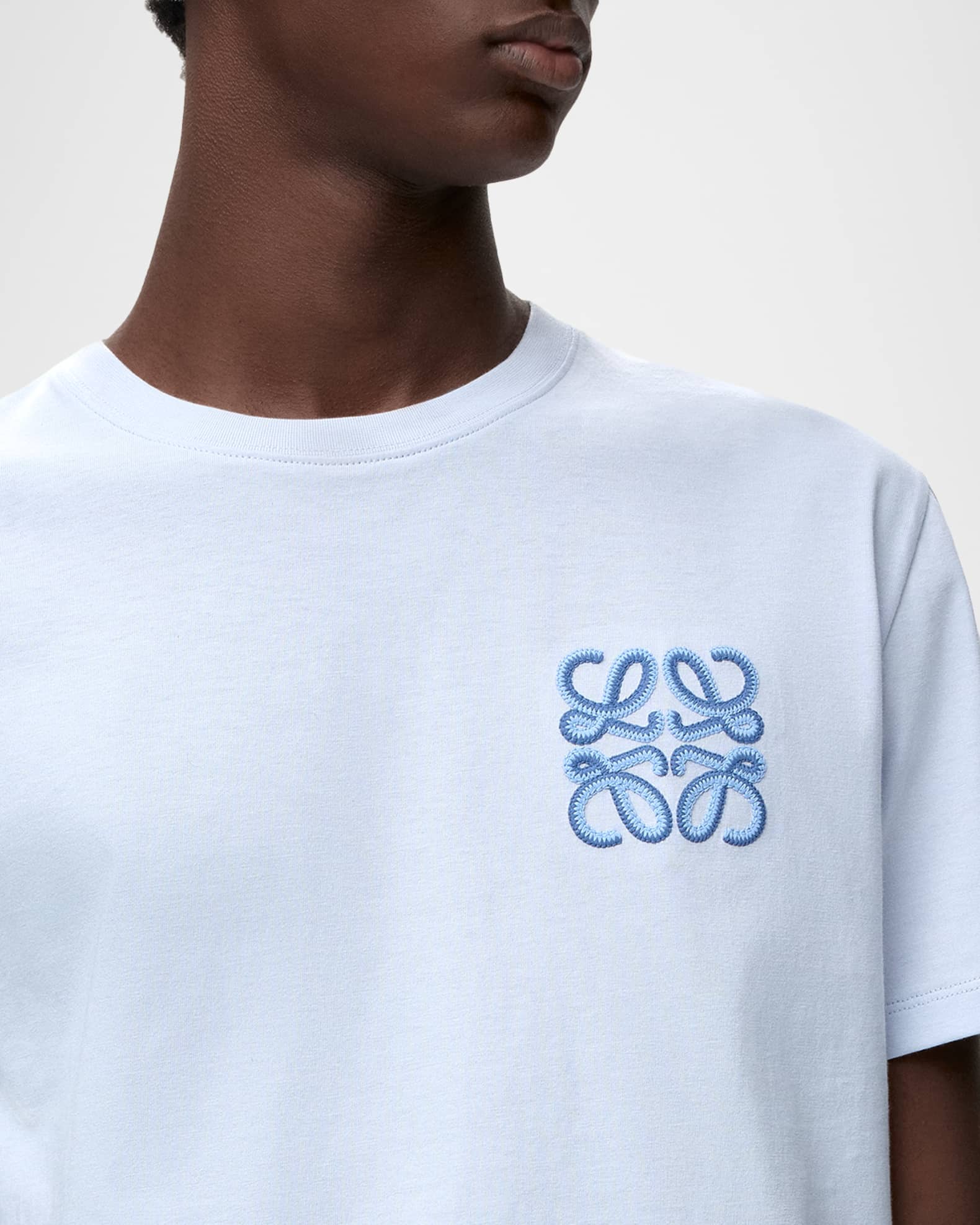 Loewe x Paula's Ibiza Men's Embroidered Logo T-Shirt | Neiman Marcus