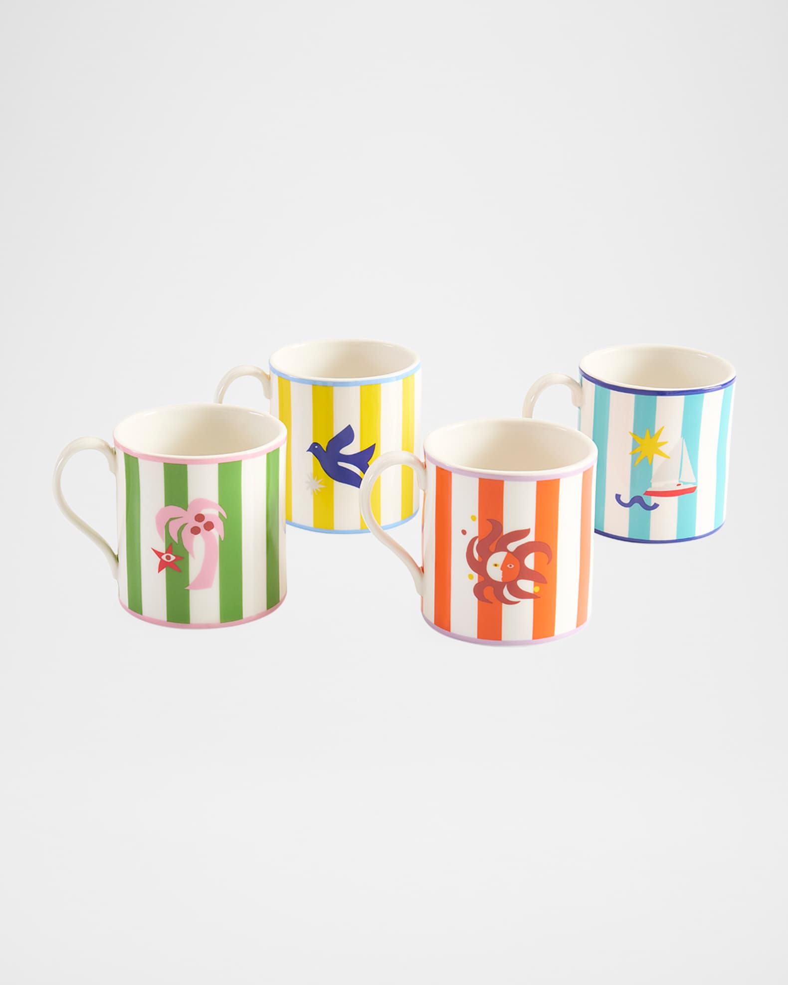 Jonathan Adler Playa 12 oz. Mugs Gift Box, Set of 4 | Neiman Marcus