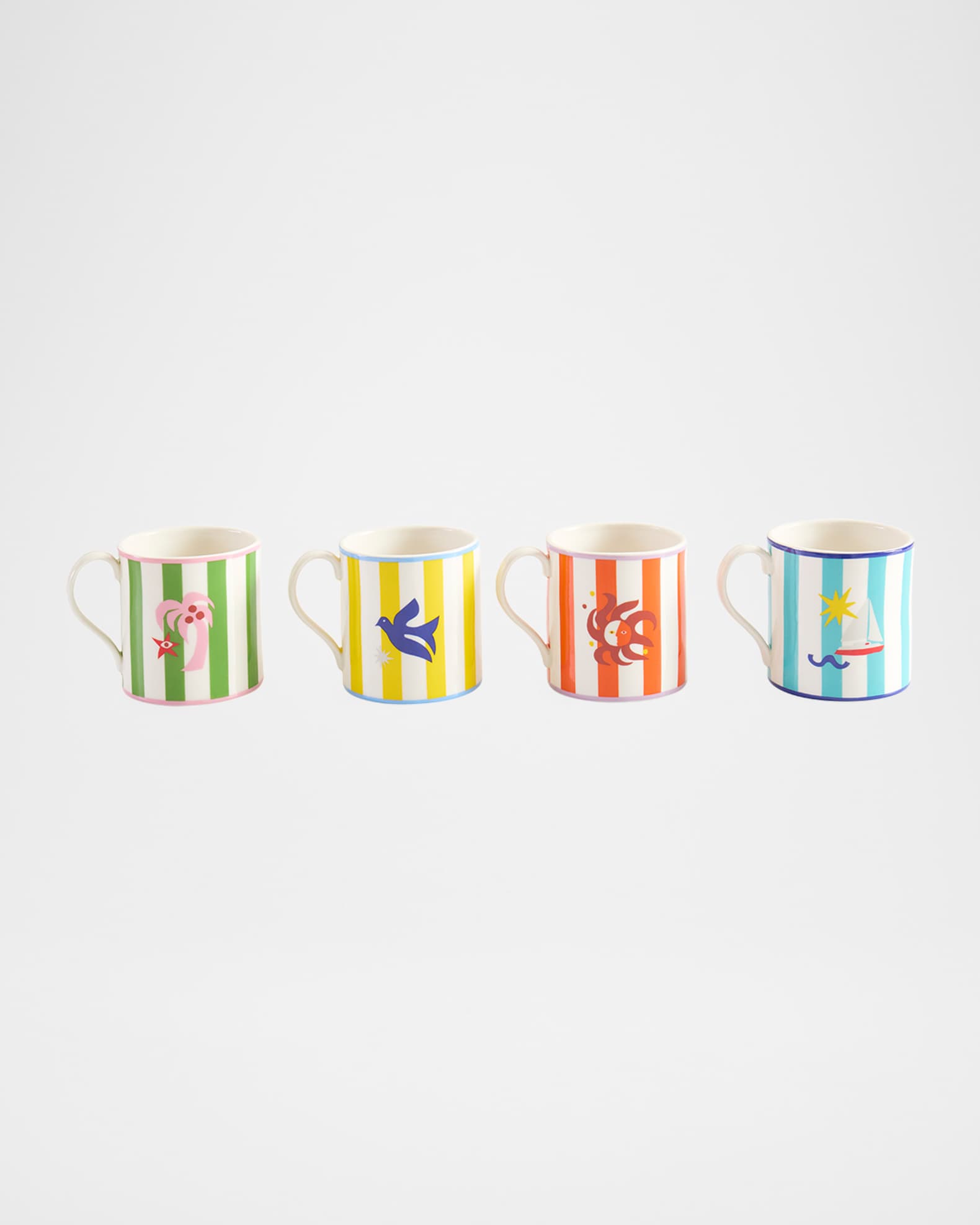 Jonathan Adler Playa 12 oz. Mugs Gift Box, Set of 4 | Neiman Marcus