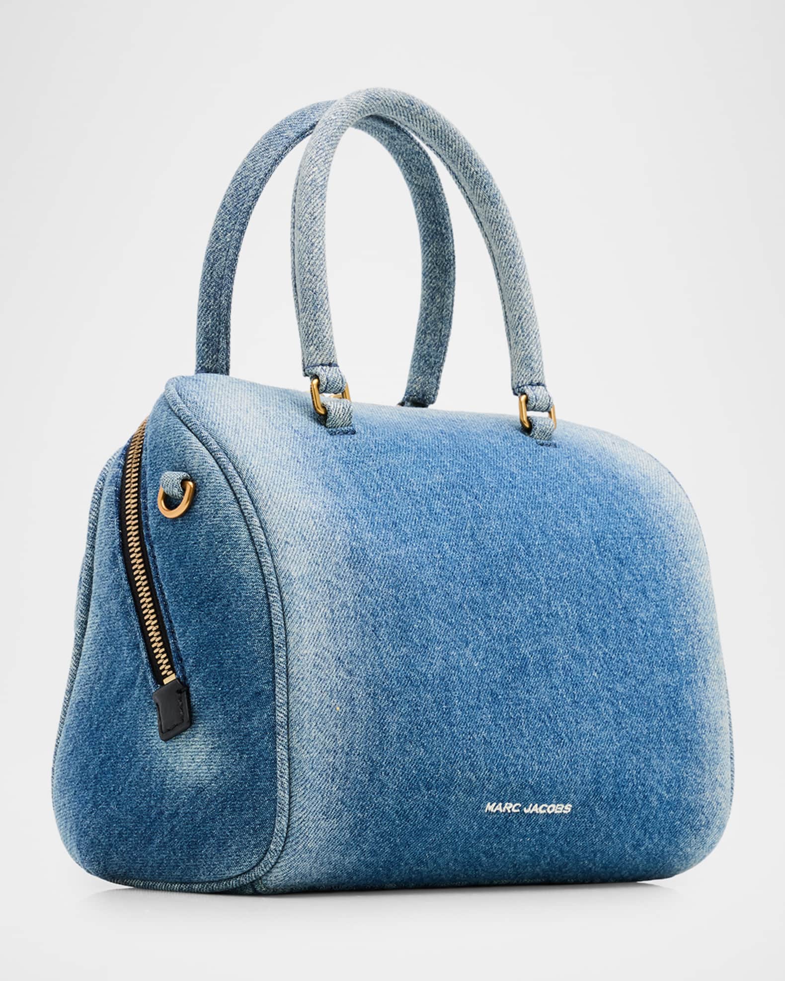 Marc Jacobs The Denim Small Wave Top-Handle Bag | Neiman Marcus