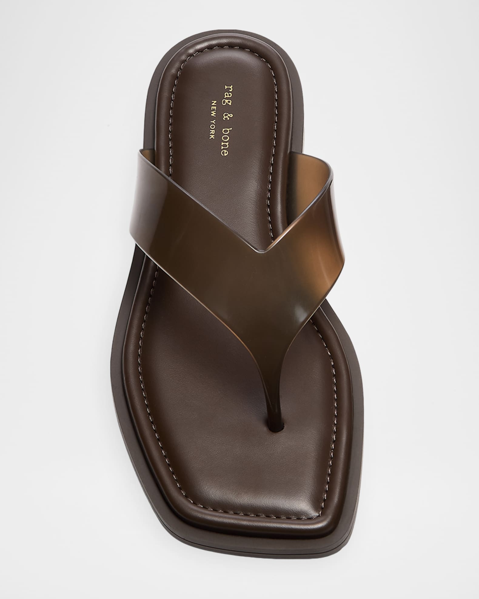 Rag & Bone Gracie Jelly Flat Thong Sandals | Neiman Marcus