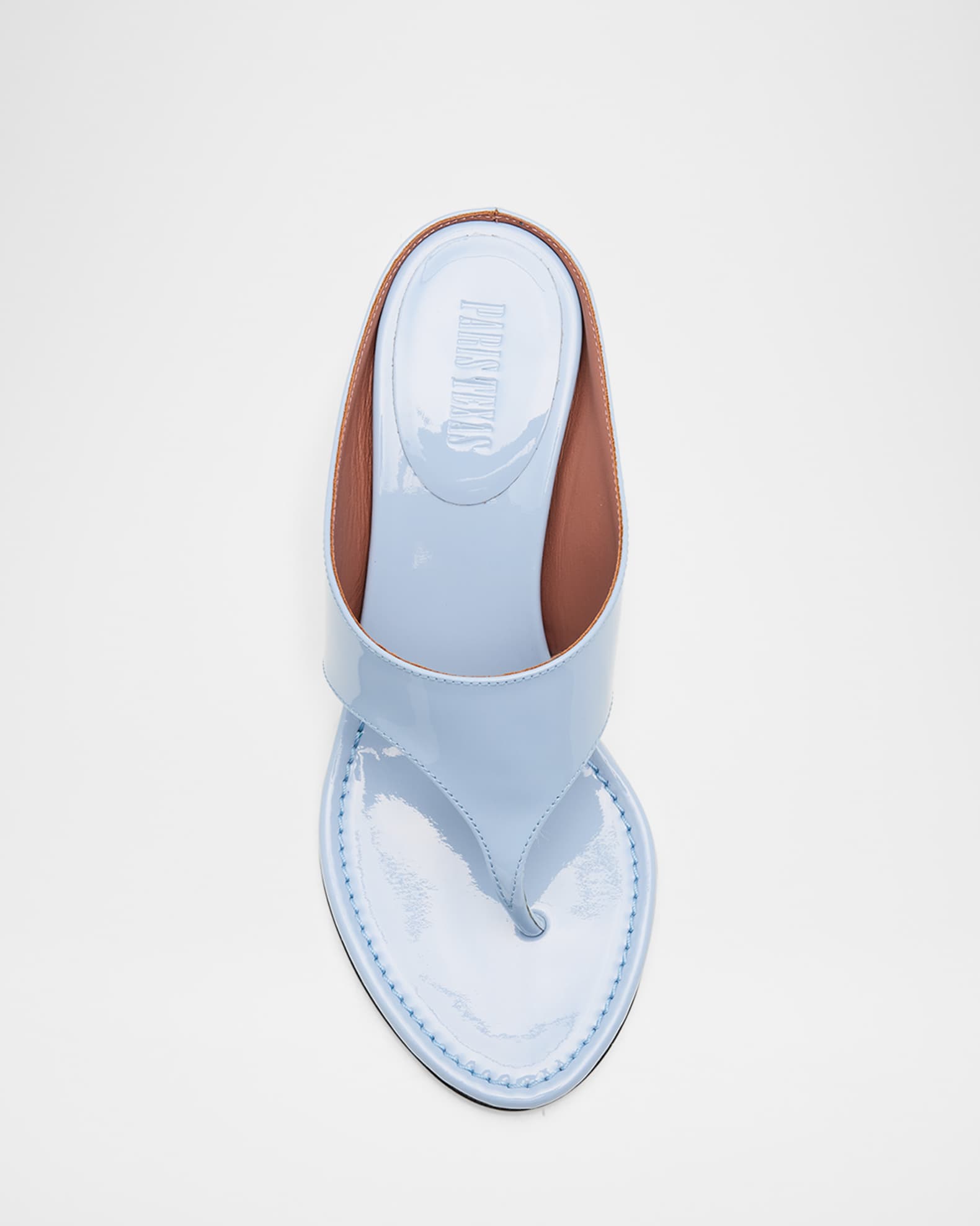 Paris Texas Nina Patent Leather Thong Mule Sandals | Neiman Marcus