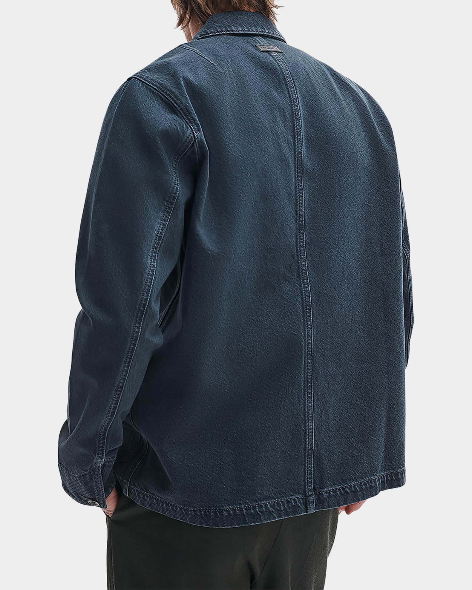 Rag & Bone Men's Evan Patch-Pocket Denim Jacket | Neiman Marcus