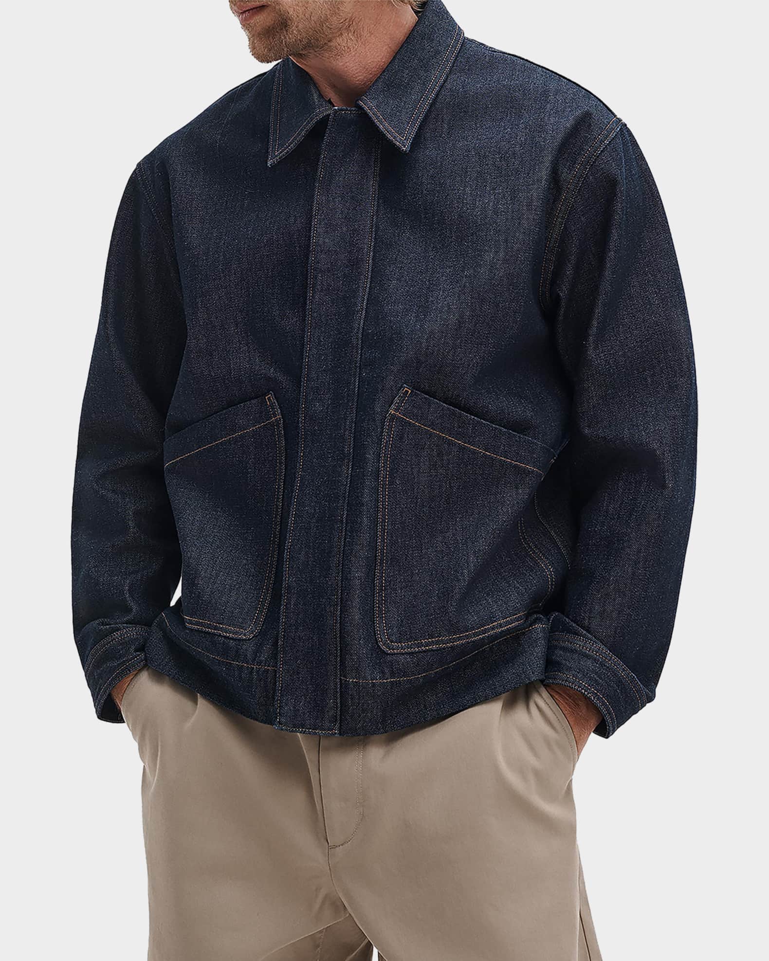 Rag & Bone Men's Hudson Denim Shirt Jacket | Neiman Marcus