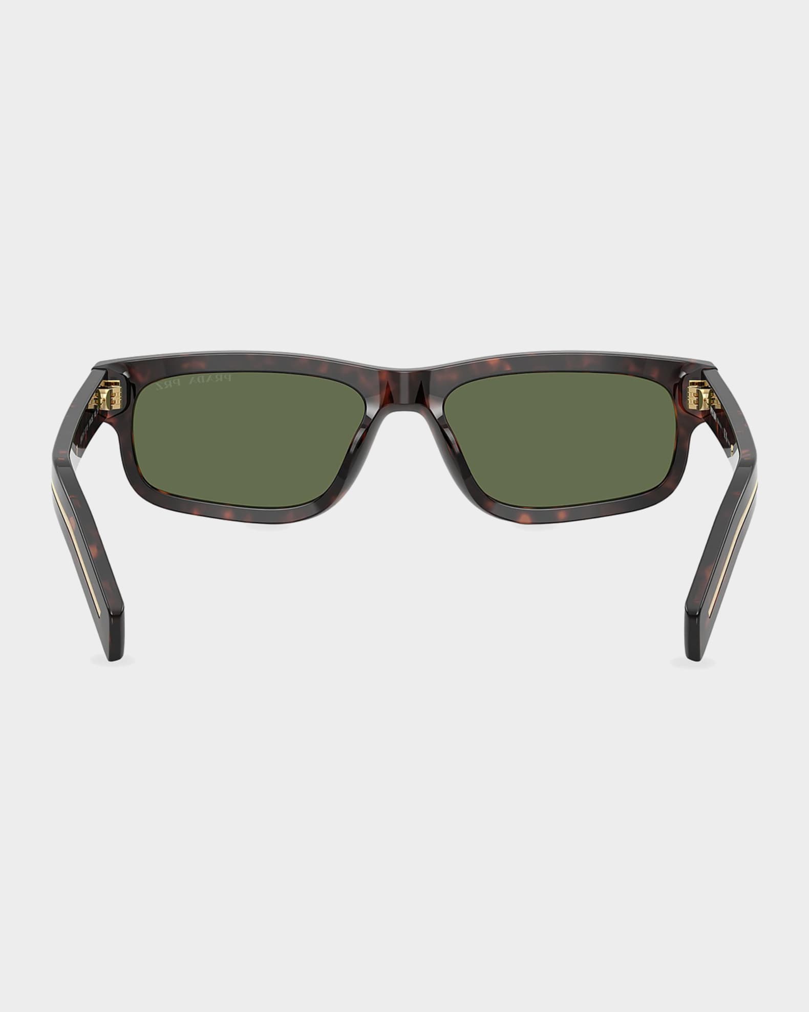 Prada 57MM Rectangular Sunglasses | Neiman Marcus