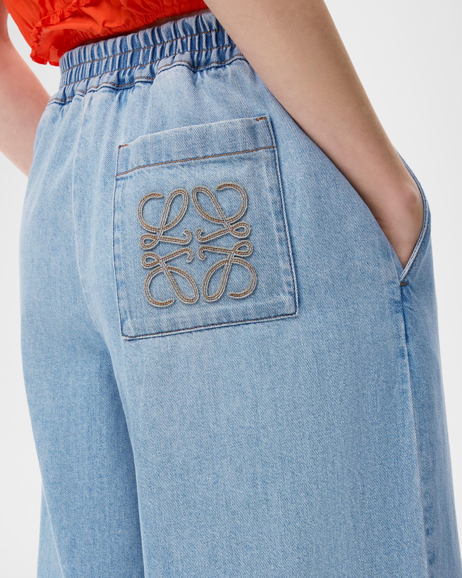 LOEWE x Paula's Ibiza Cropped Wide-Leg Pants | Neiman Marcus