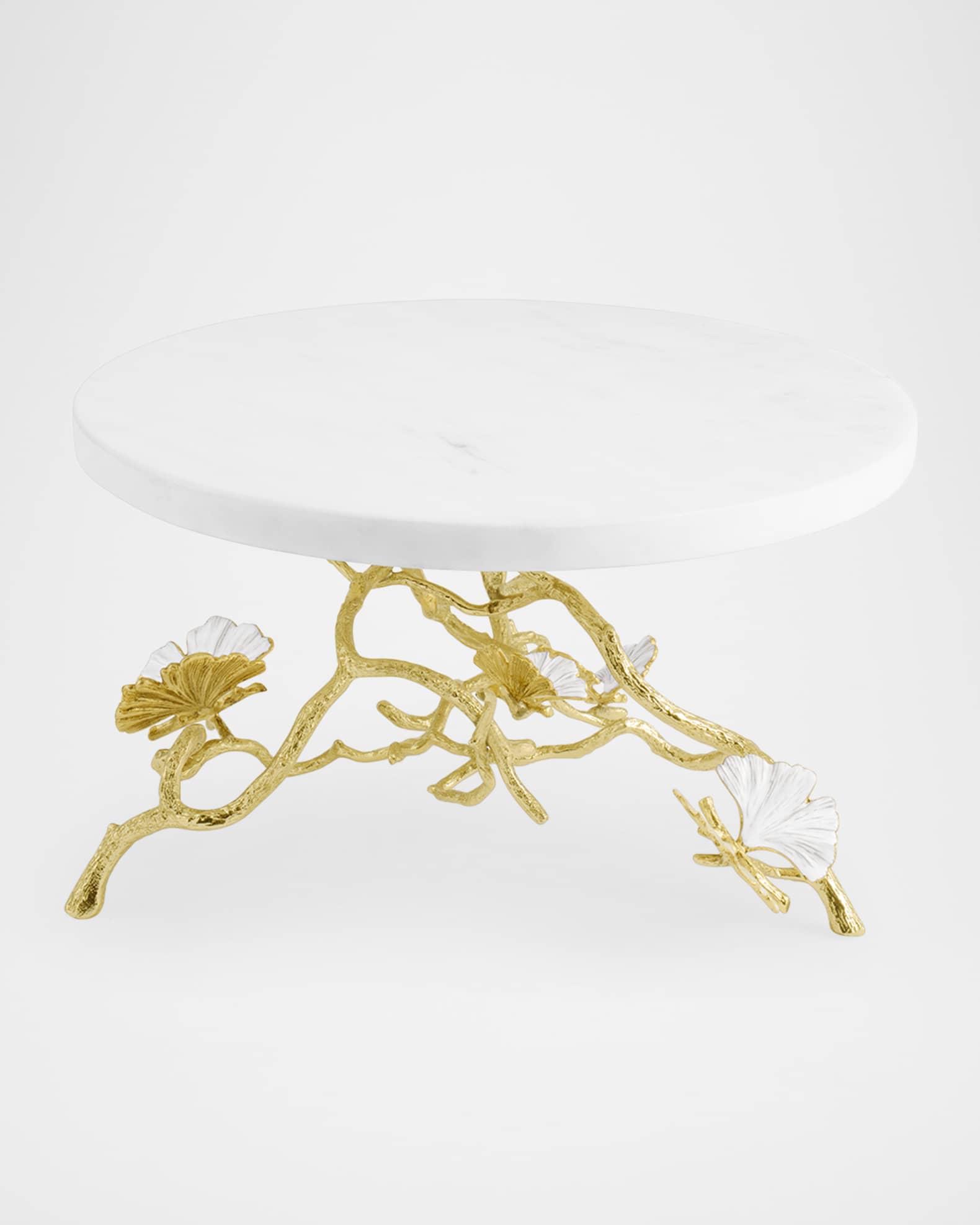 Michael Aram Butterfly Gingko Gold Cake Stand | Neiman Marcus
