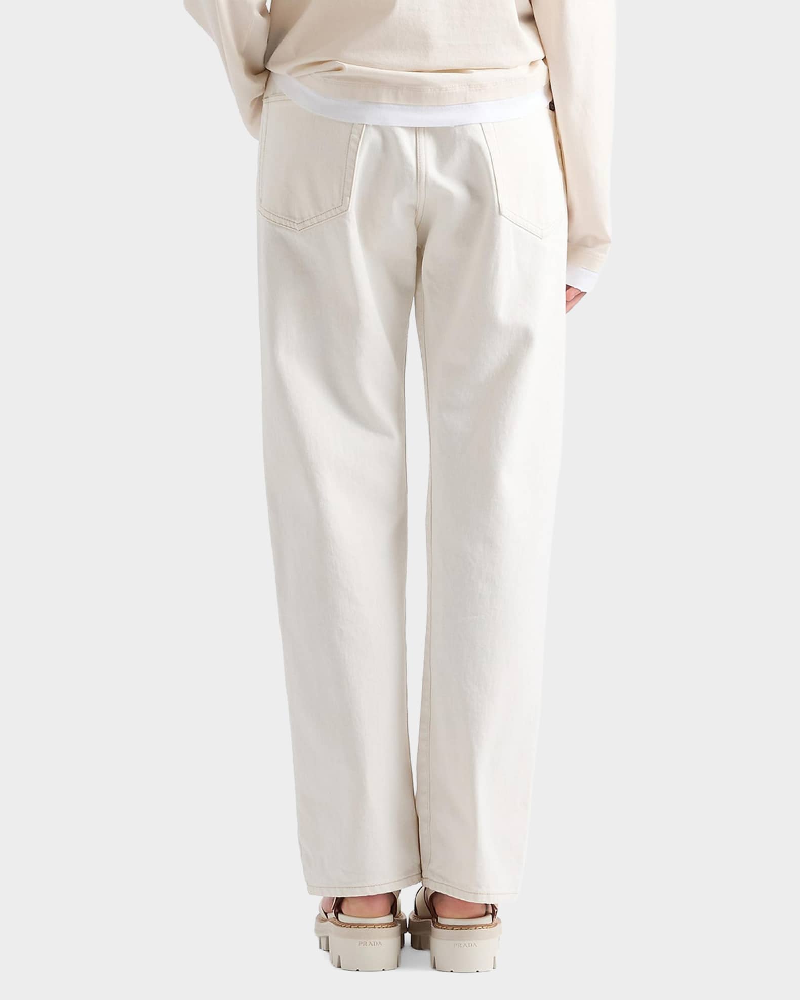 Prada Old Denim Five-Pocket Jeans | Neiman Marcus