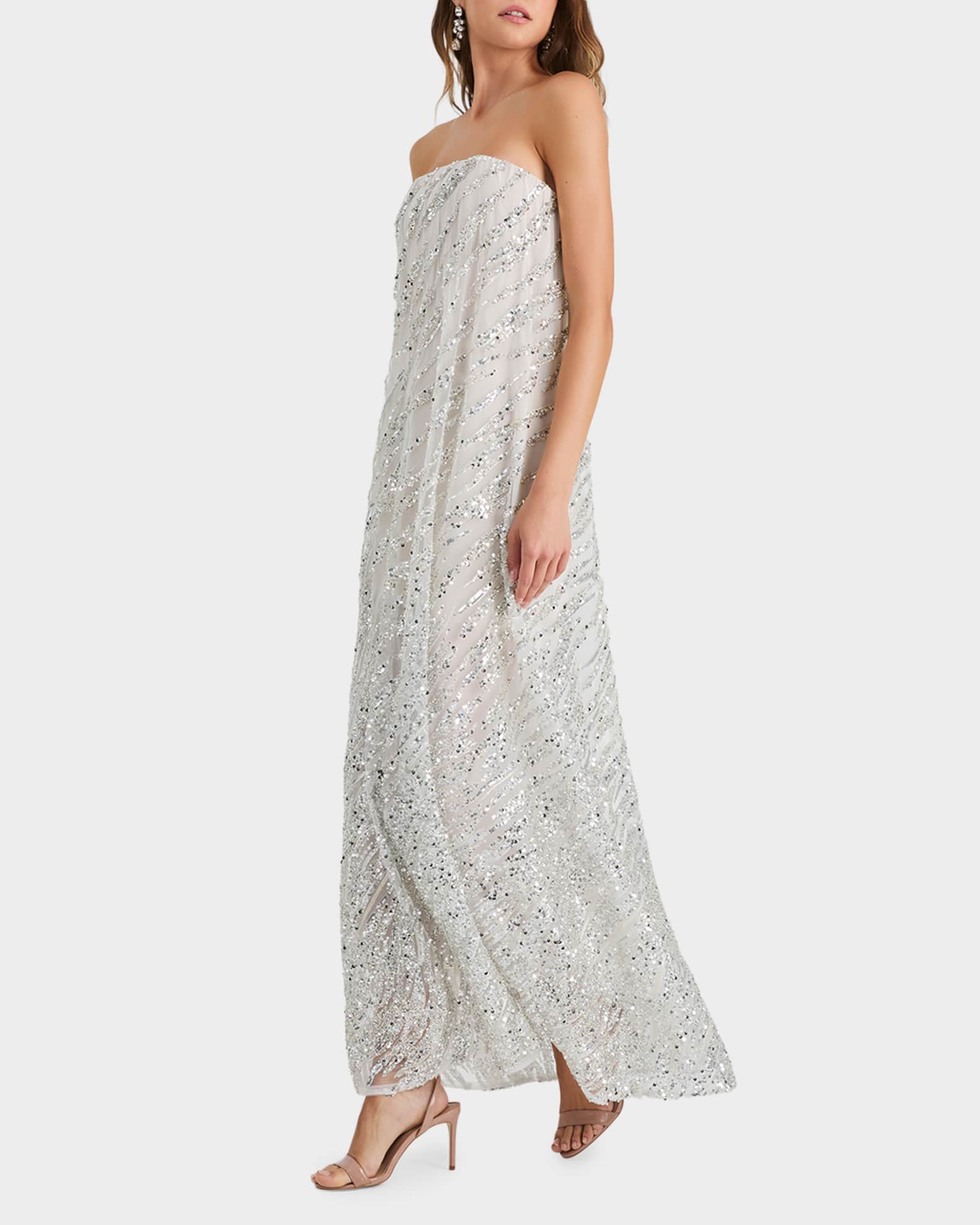 HELSI Margot Strapless Ombre Sequin Gown | Neiman Marcus
