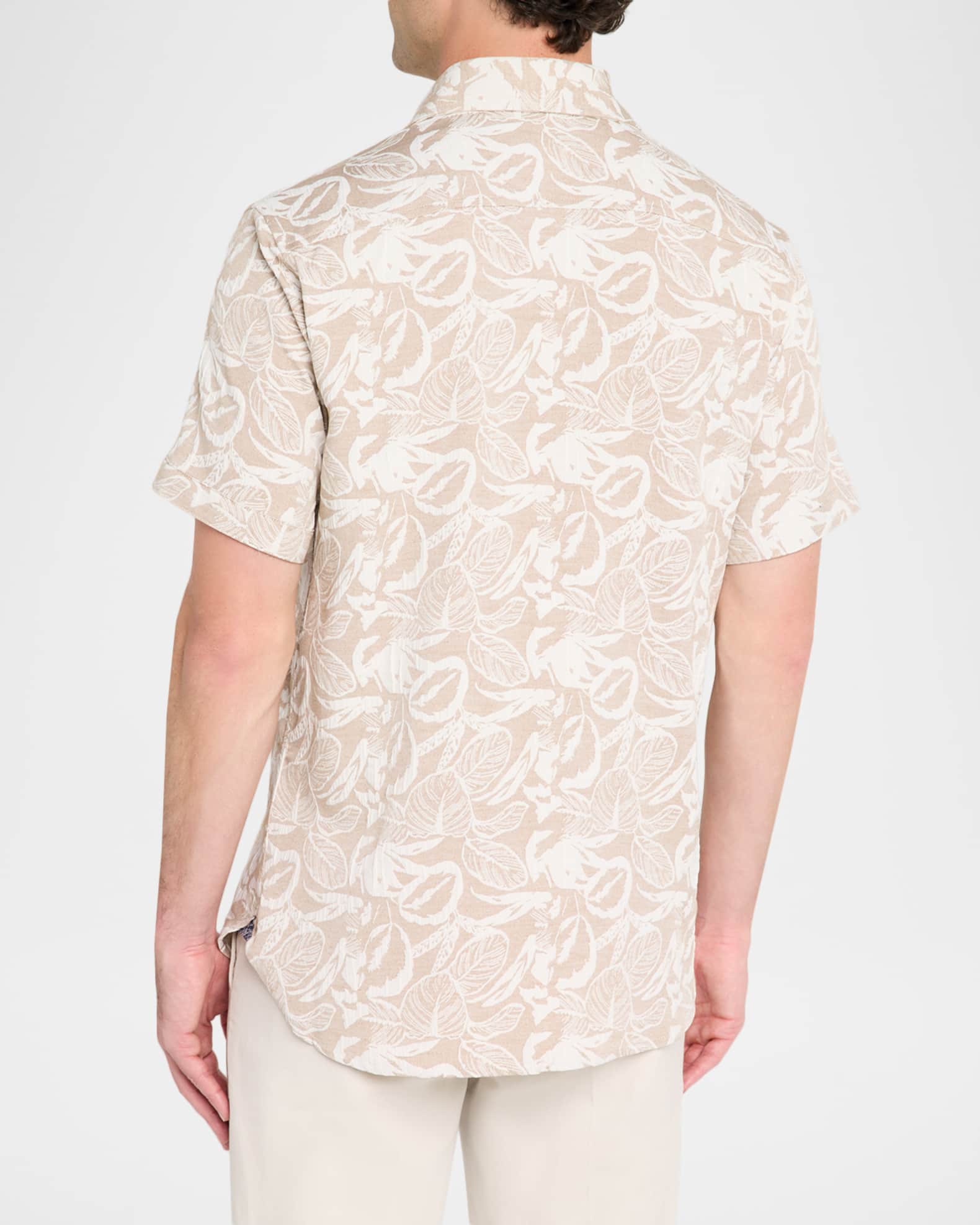 Robert Graham Men's Santa Monica Foliage Short-Sleeve Shirt | Neiman Marcus
