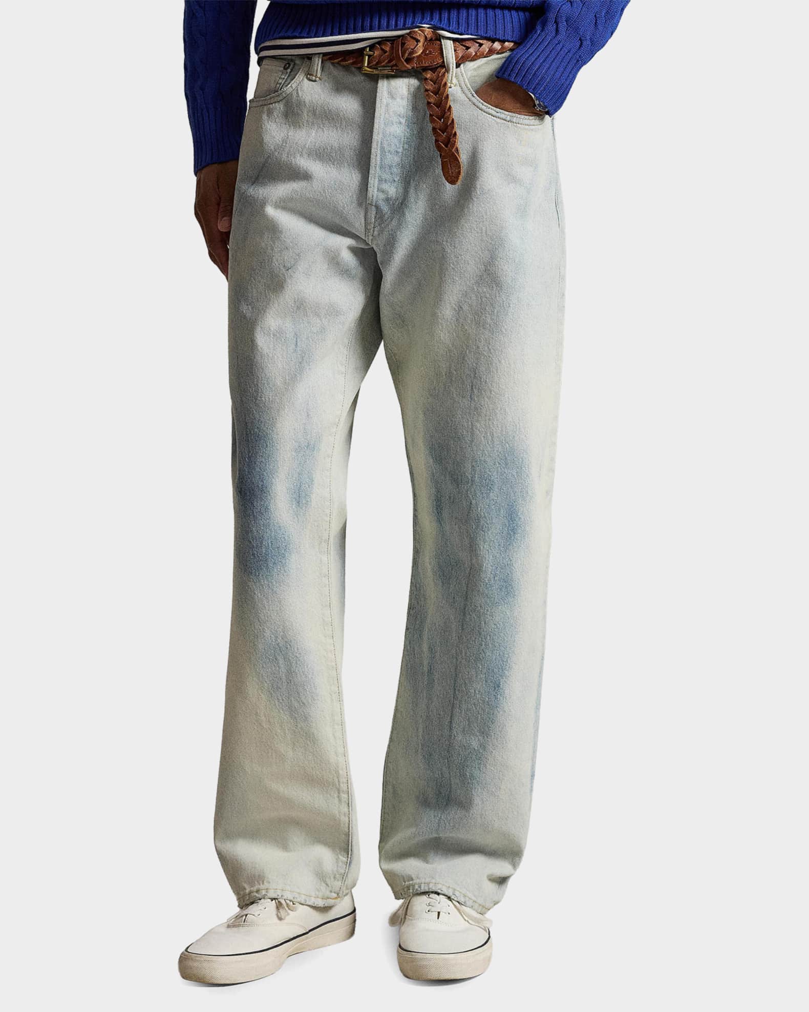 Polo Ralph Lauren 3X1 Rigid Waterside Straight-Leg Jeans | Neiman Marcus