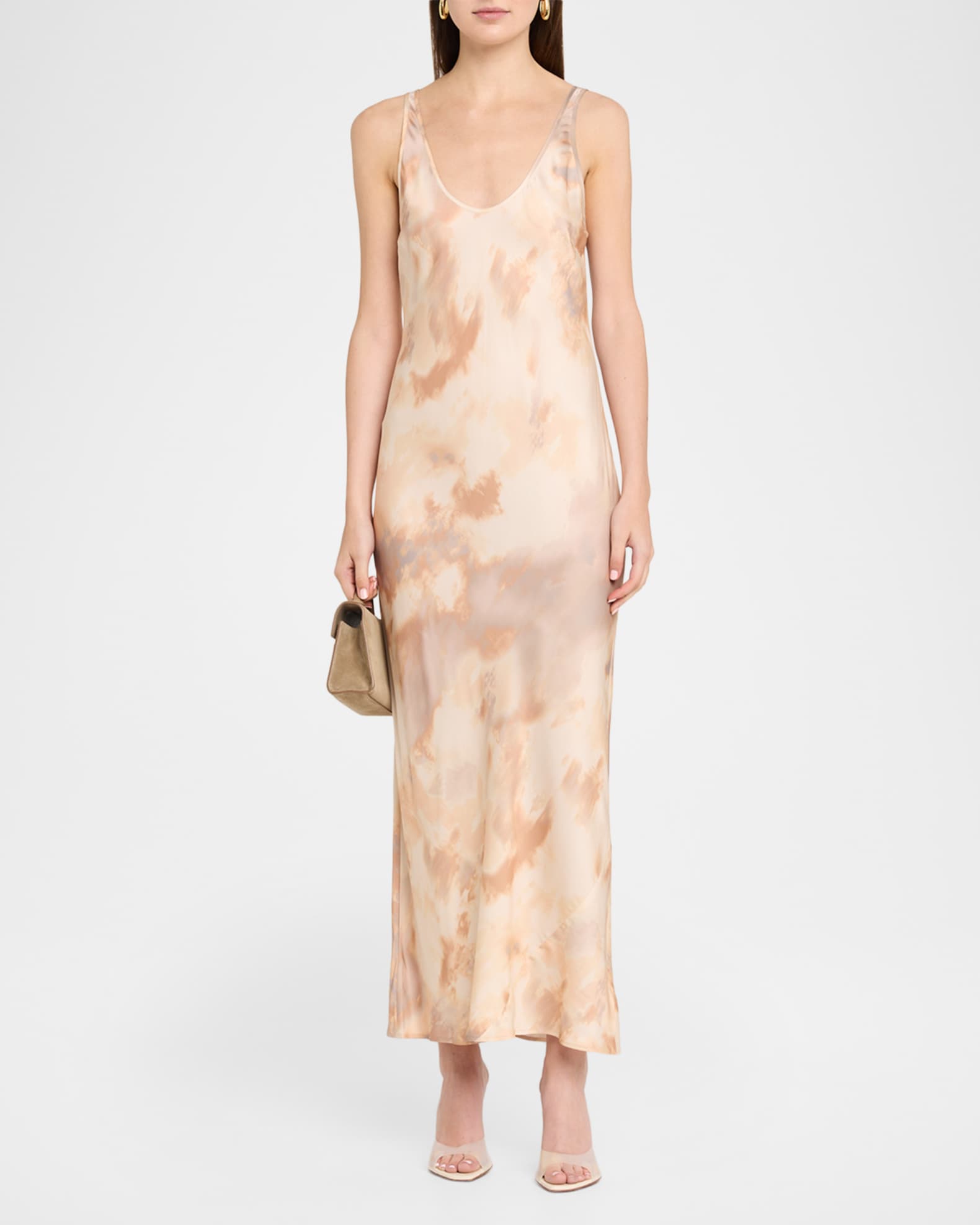 L'Agence Akiya Silk Tank Dress | Neiman Marcus