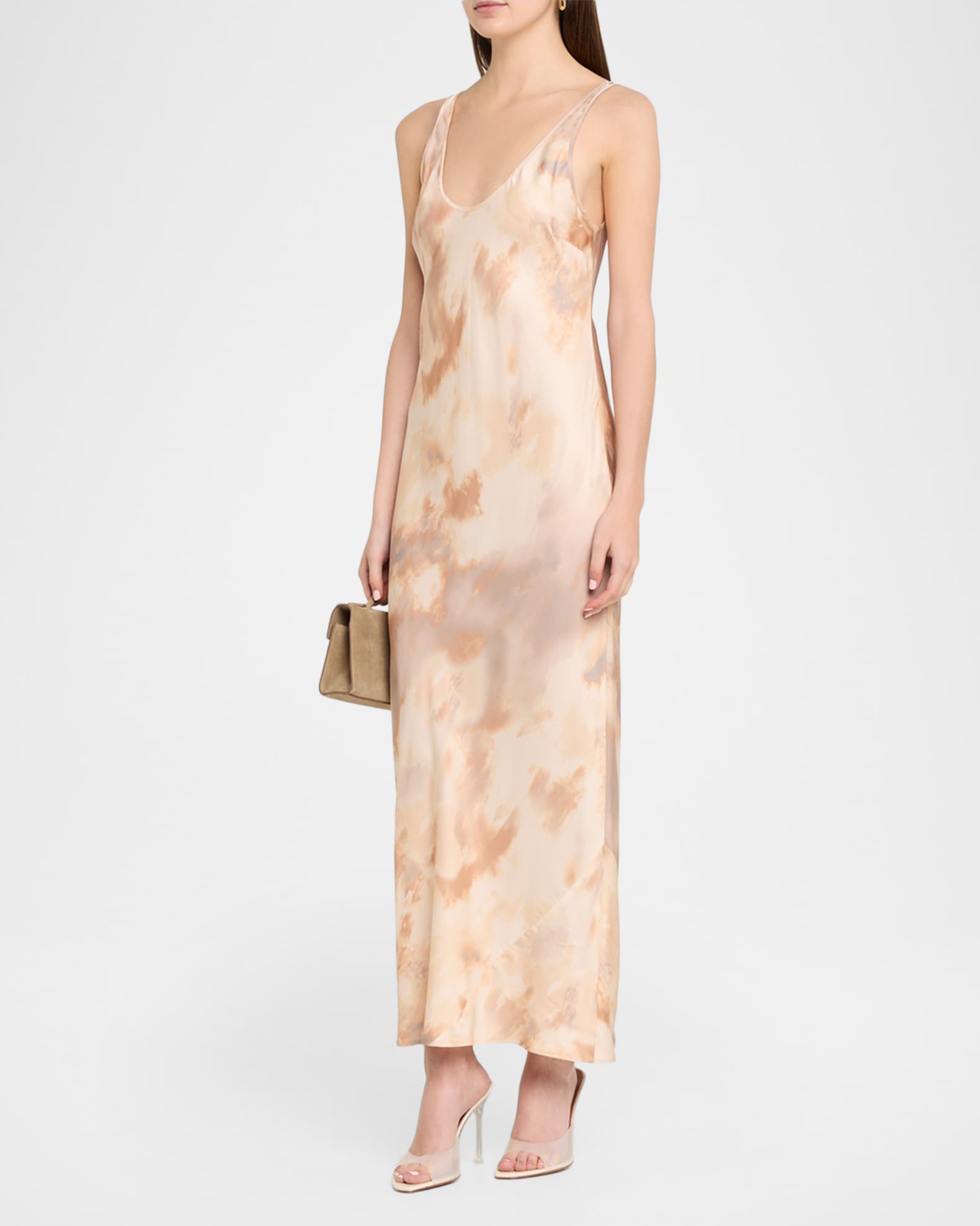 L'Agence Akiya Silk Tank Dress | Neiman Marcus